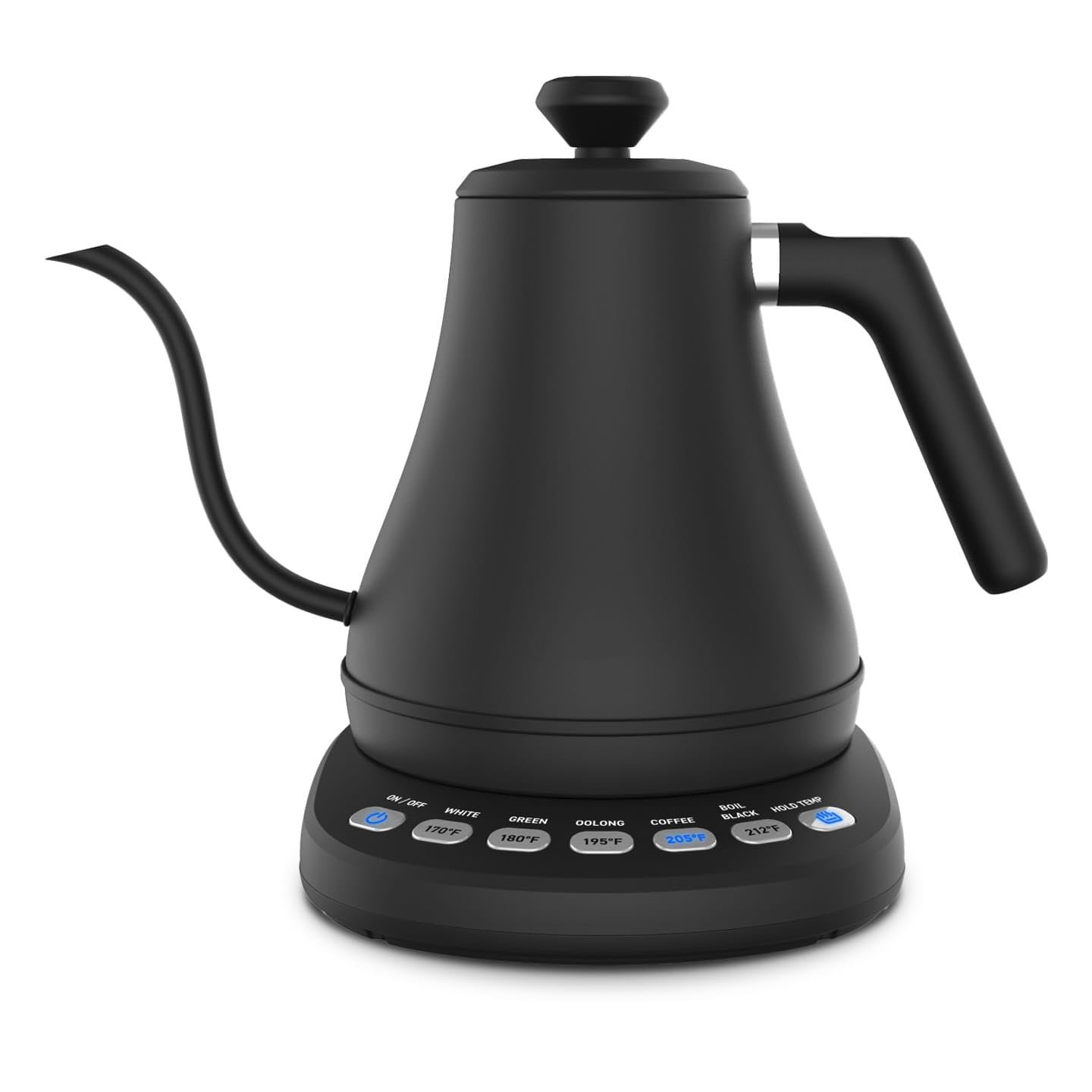 MODERN WALLS LLC Electric Gooseneck Kettle With 5 Temperature Control ...