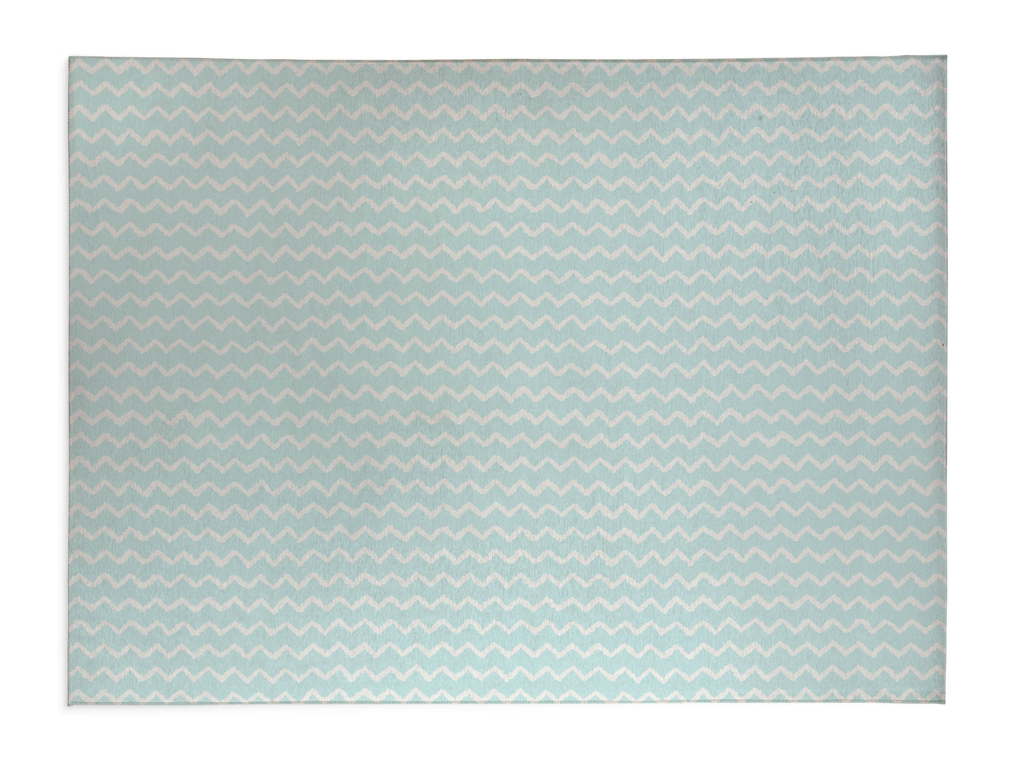 Ebern Designs Chevron Wave Non-Slip Outdoor Rug | Wayfair