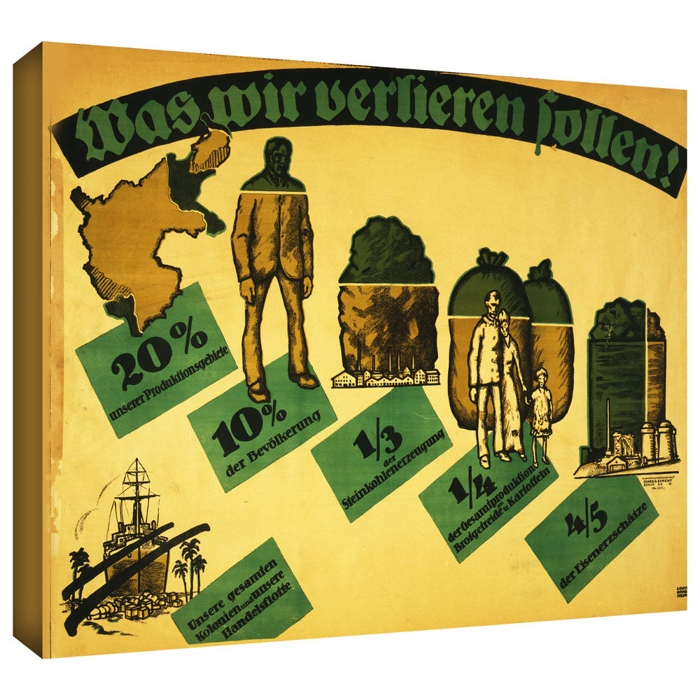 ArtWall 'What we are to lose!, 1919' by Louis Oppenheim Graphic Art on ...