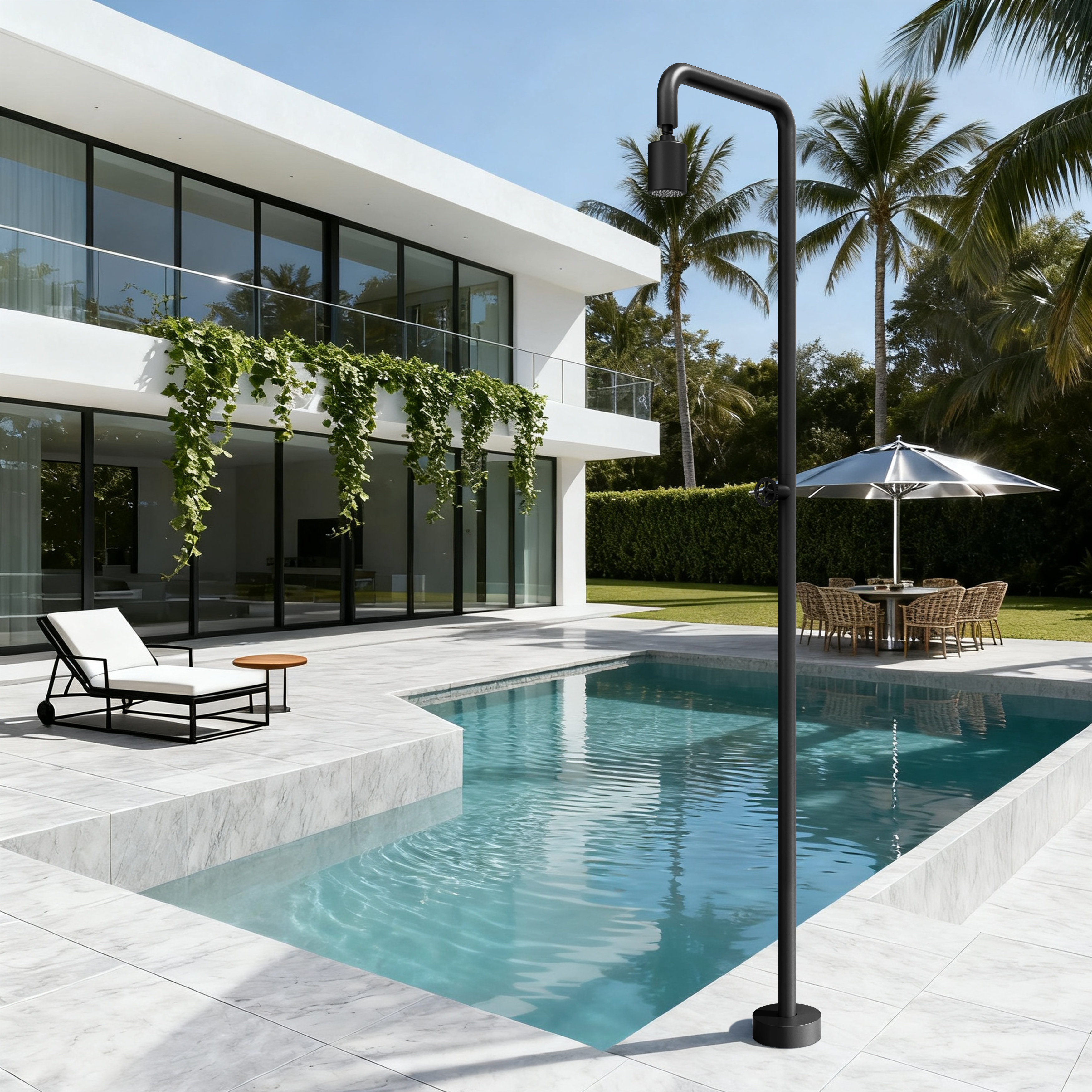 Selected 92.72"H Single-Function 316 Stainless Steel Freestanding ...