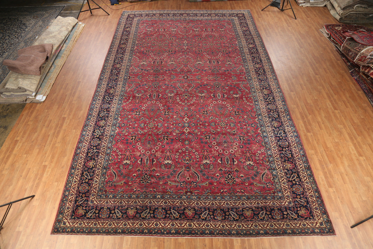 Rug Source Outlet Pre-1900 Vegetable Dye Traditional Large Rug 12x20 ...