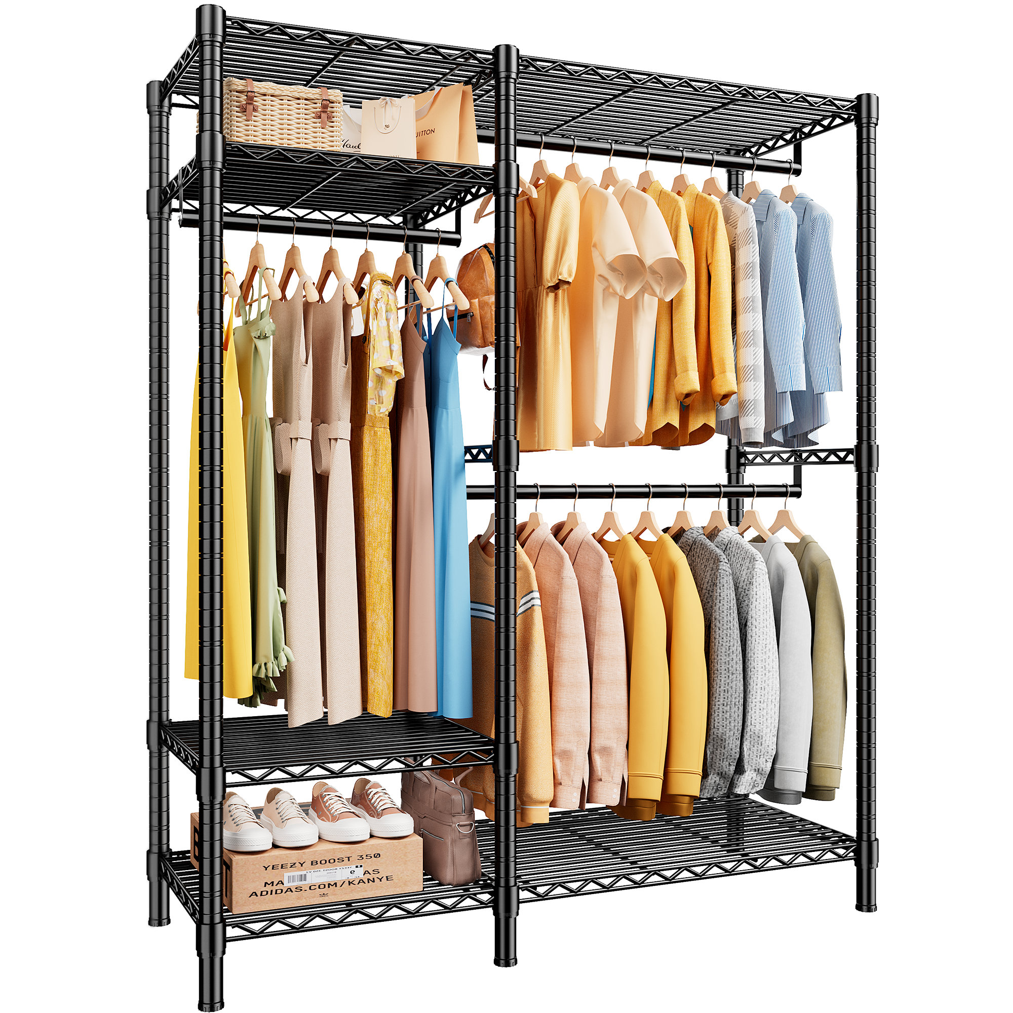 WFX Utility™ Minot 780Lbs Heavy-Duty Clothes Rack Organizer & Reviews ...