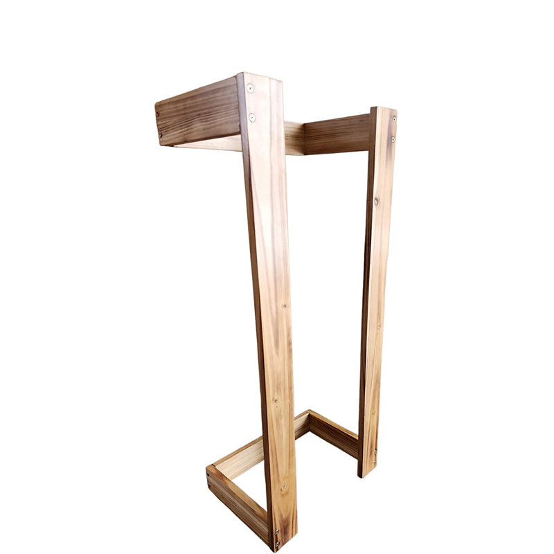 QIANXI 12'' Wood 1 Wall Towel Bar - Wayfair Canada