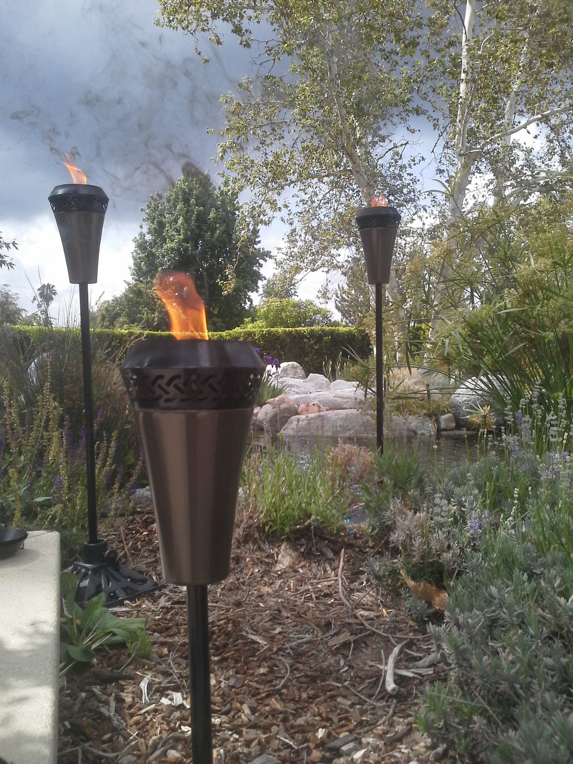 TIKI Brand TIKI® Brand Island King® 66 Inch TIKI Torch Metal Large ...