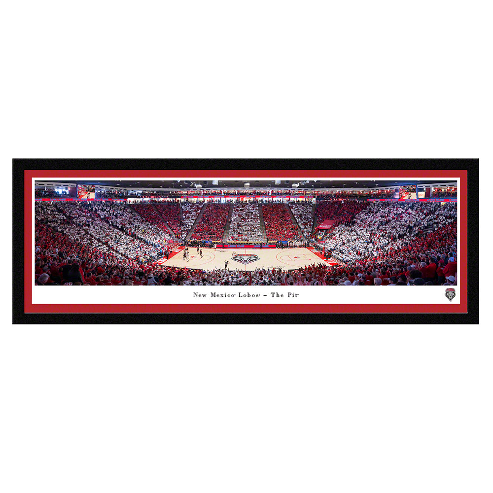 Ebern Designs New Mexico Lobos Basketball Panoramic Posters & Framed ...