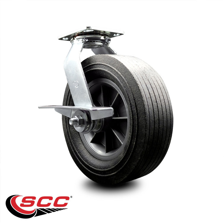 Service Caster Semi Pneumatic Caster | Wayfair