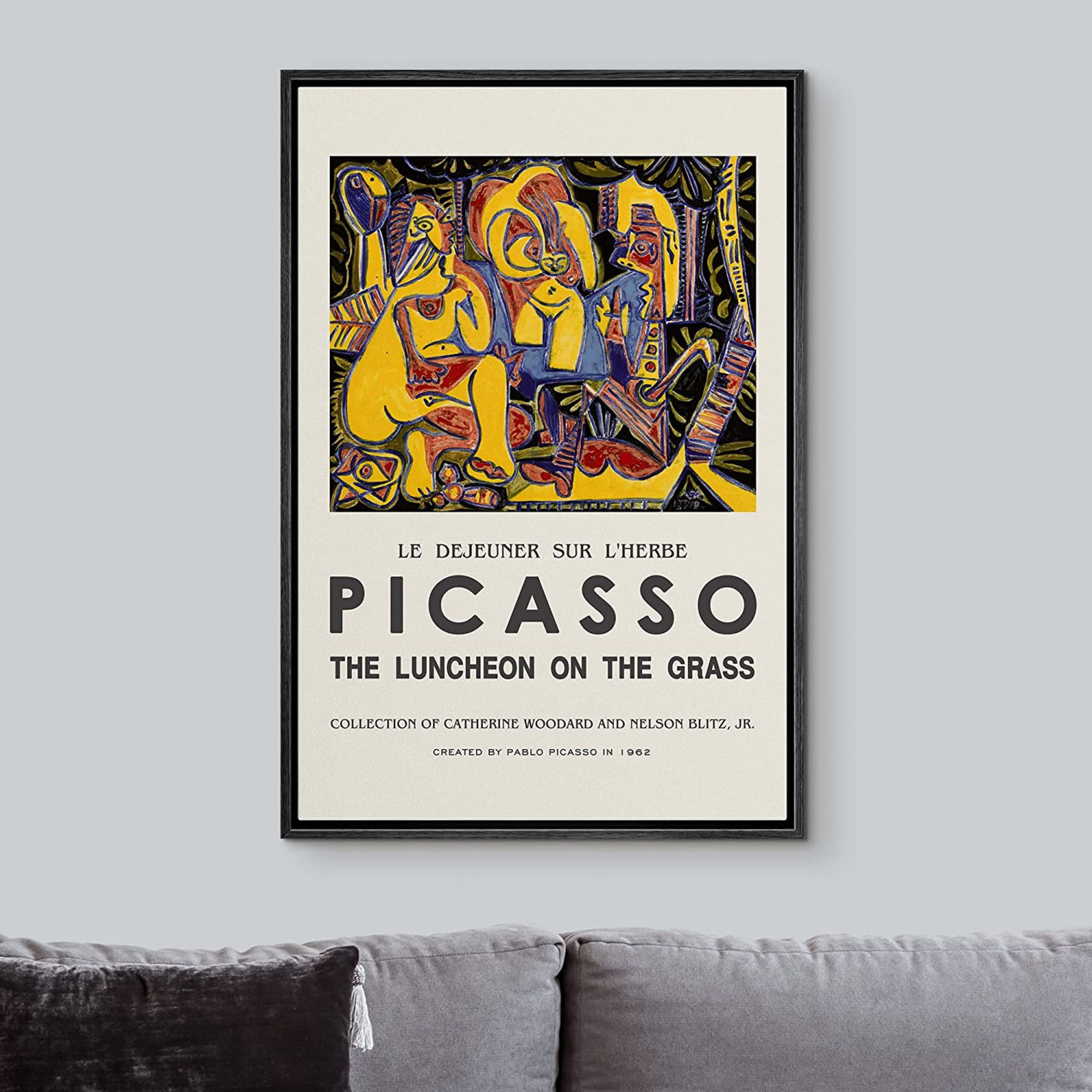 IDEA4WALL Classical Artwork Desert Canvas Print Wall Art Lunch On The ...