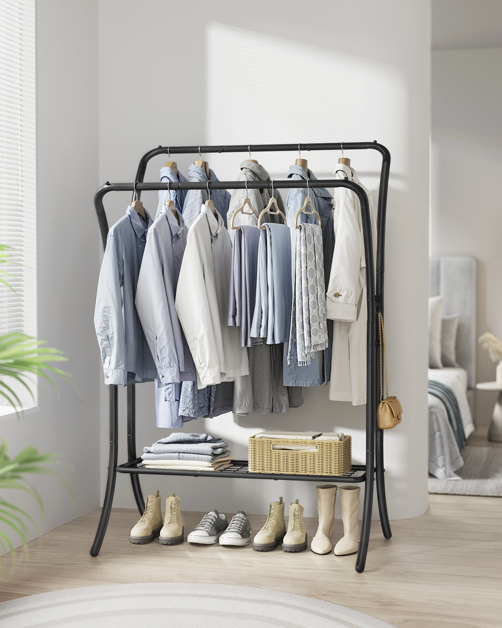 17 Stories Rowlie 100cm Clothing Rack | Wayfair.co.uk