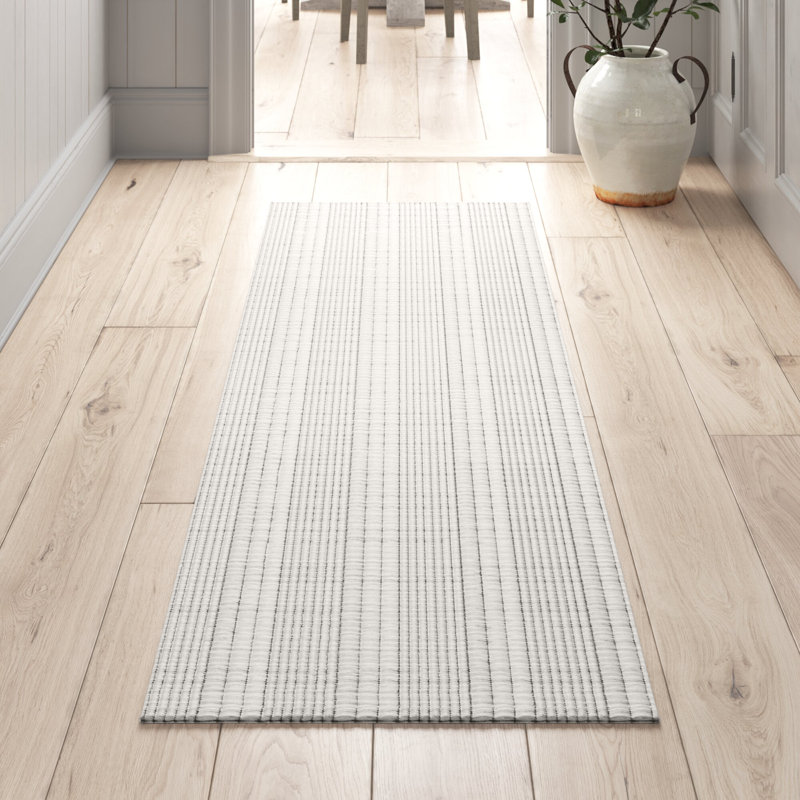 Birch Lane™ Hoxton Flatweave Wool Striped Rug & Reviews | Wayfair