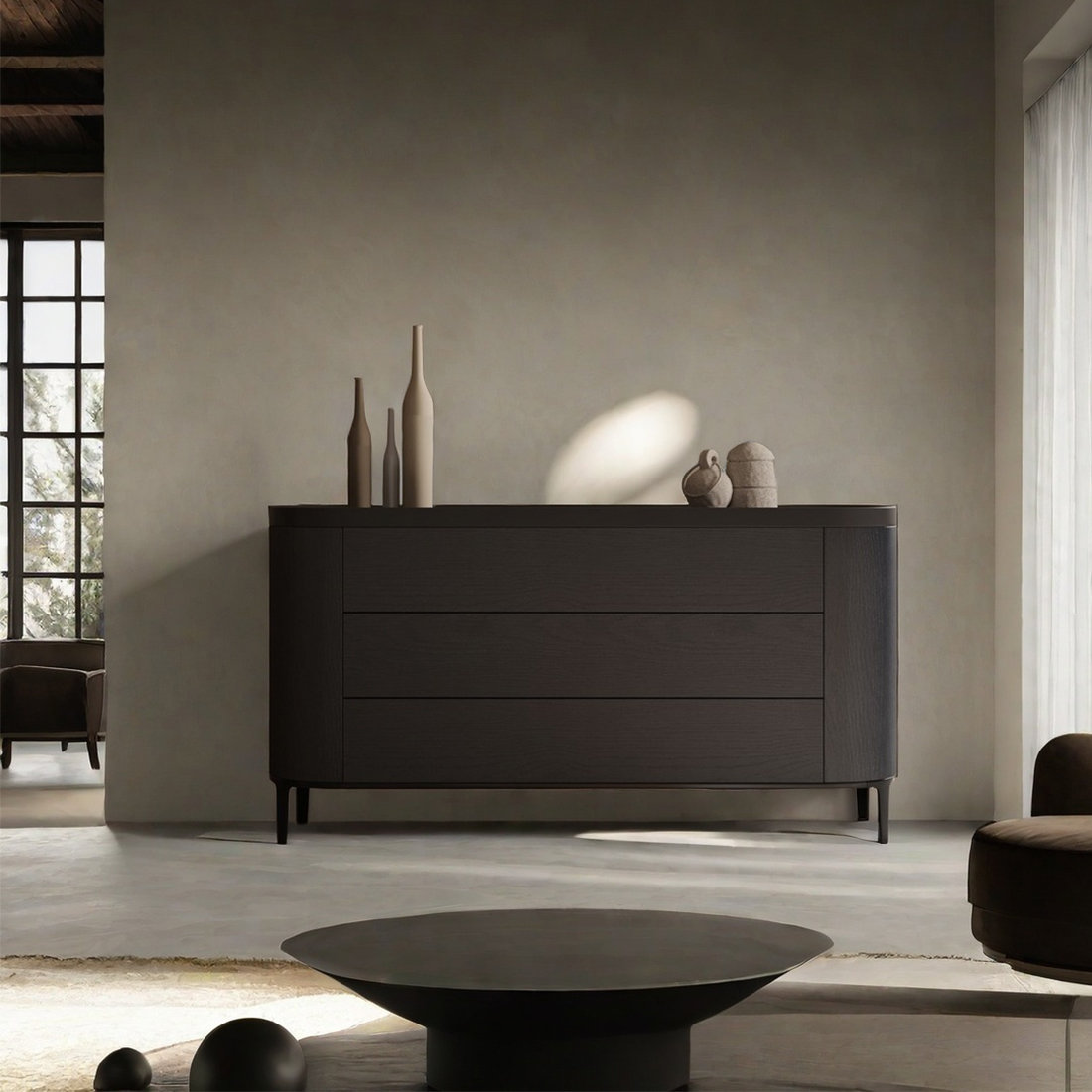 Ruthber Solutions Modern simple solid color drawer sideboard | Wayfair