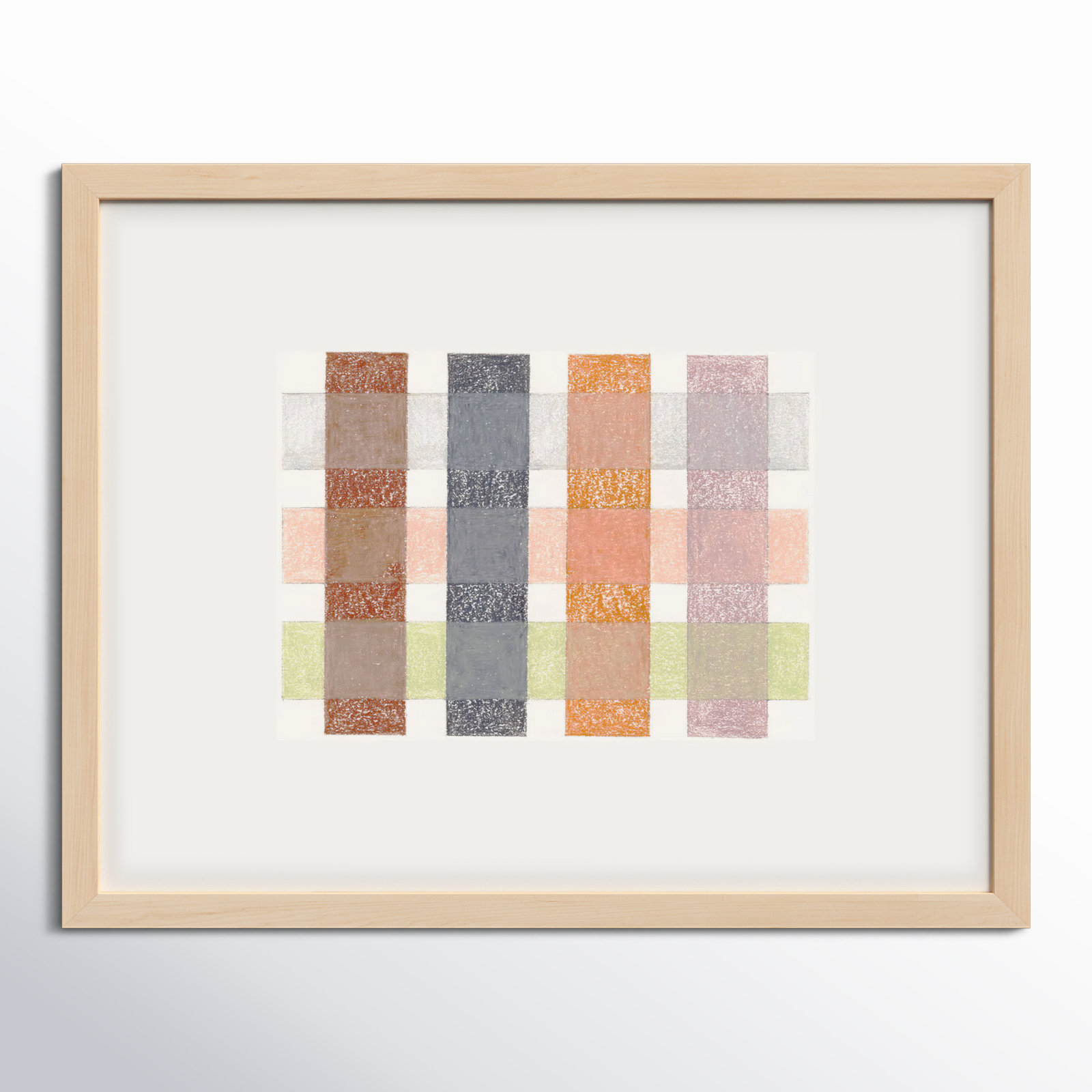 Birch Lane™ Lancel Untitled (gridlock) no.6 by Beth James - Framed Wall Art | Birch Lane