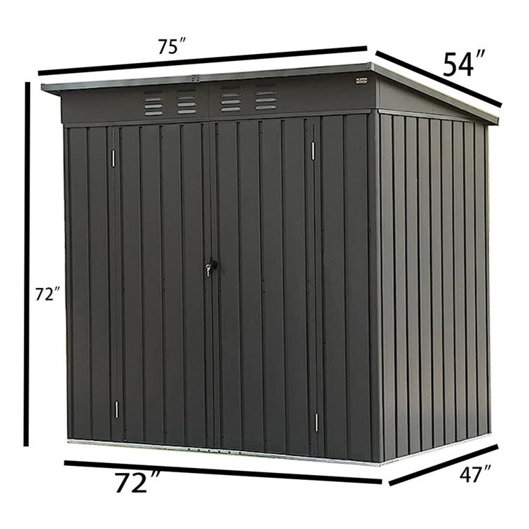 ZONSE Backyard Storage Shed - Wayfair Canada