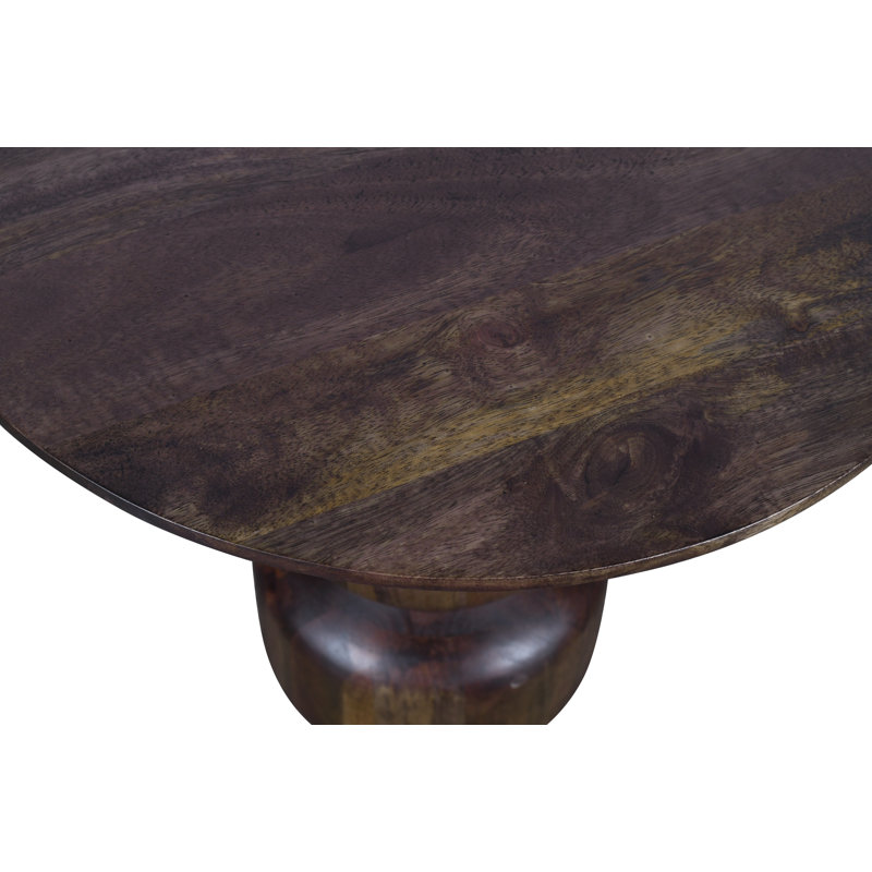 AllModern Rafaella Solid Wood Pedestal End Table & Reviews | AllModern