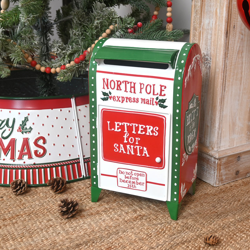 All Chic Santa's Mailbox Letter to Santa Mailbox Christmas Decoration ...