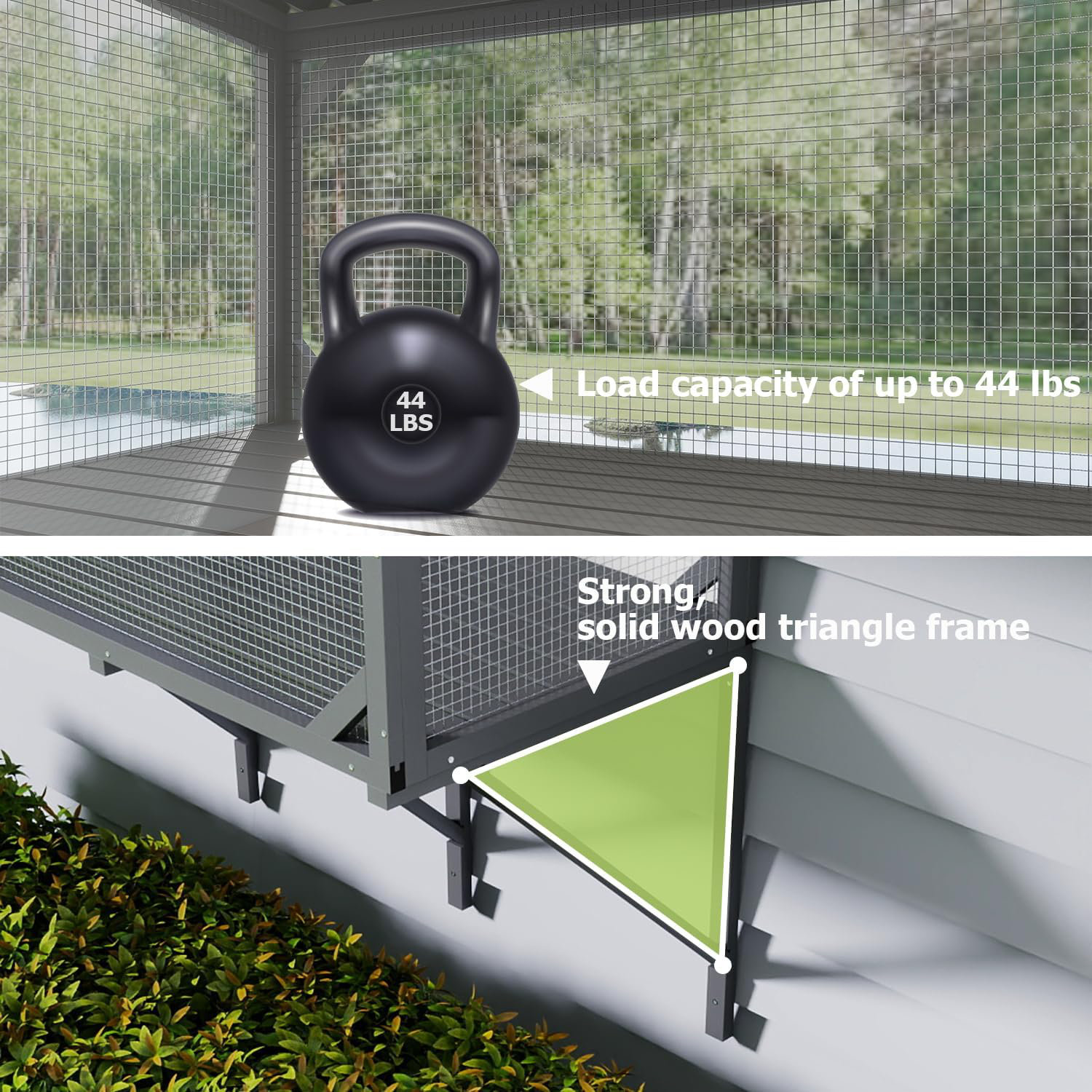 Tucker Murphy Pet™ Cat Window Cage Enclosure For Indoor Cats | Wayfair