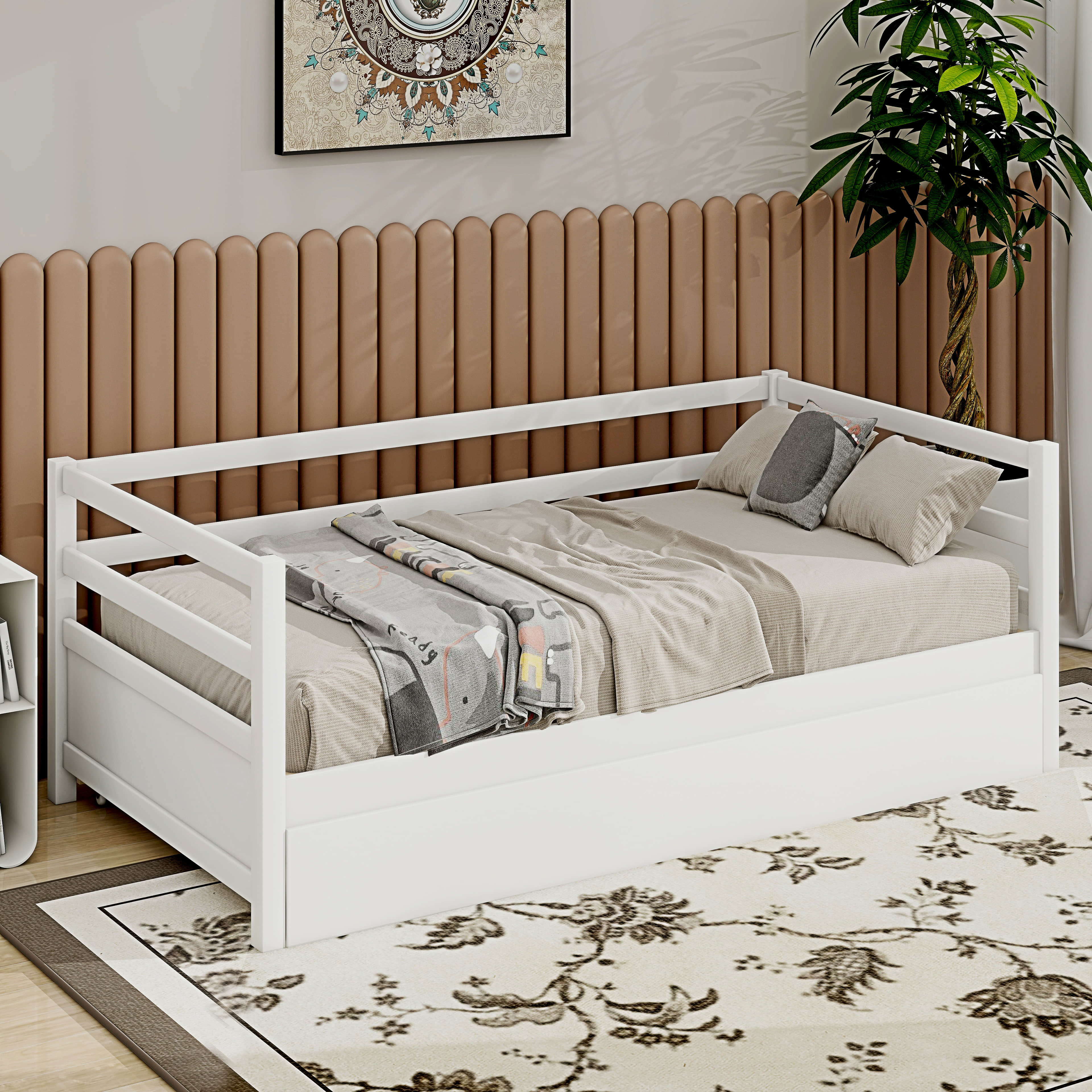 Lark Manor™ Anwyn Daybed With Trundle Frame Set, | Wayfair