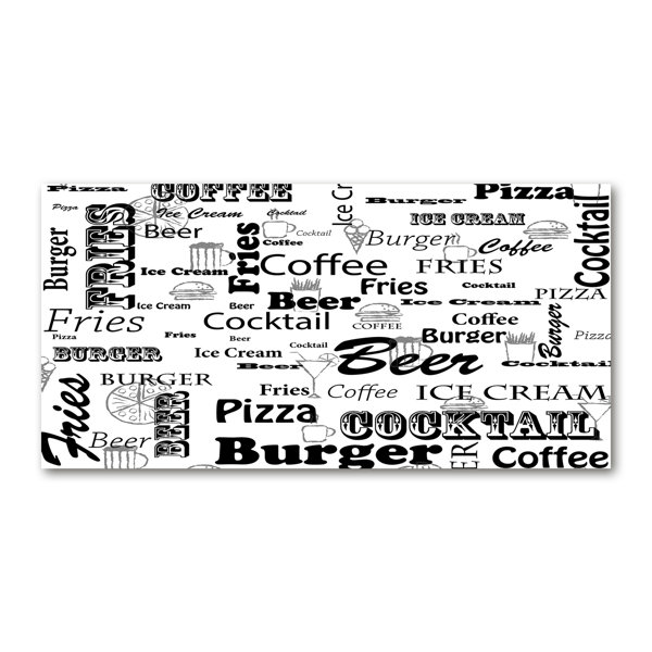 Happy Larry Menu in the Restaurant - Wrapped Canvas Art Prints ...