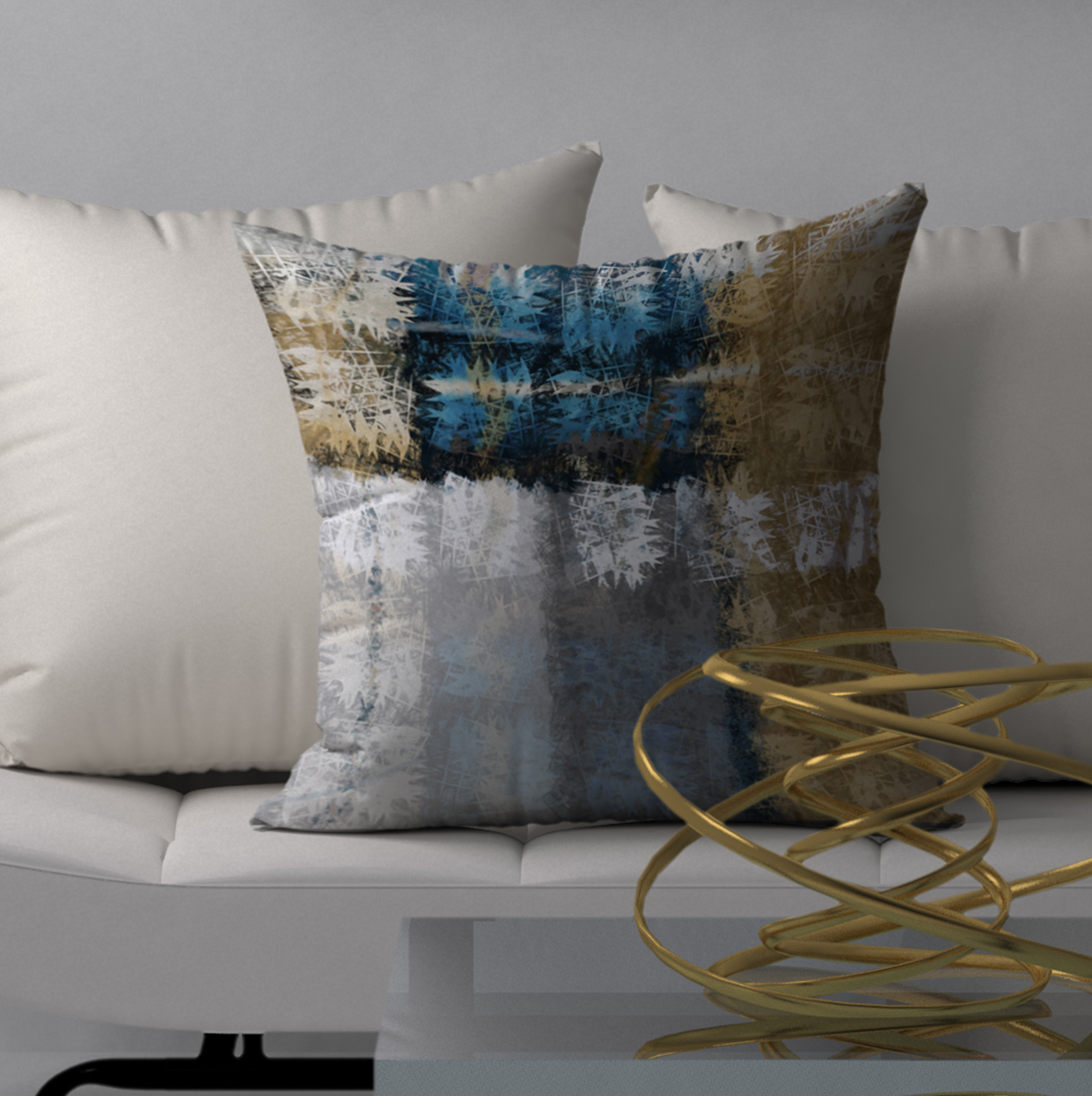 LeRoi Products Sound Joy Modern Contemporary Decorative Throw Pillow ...