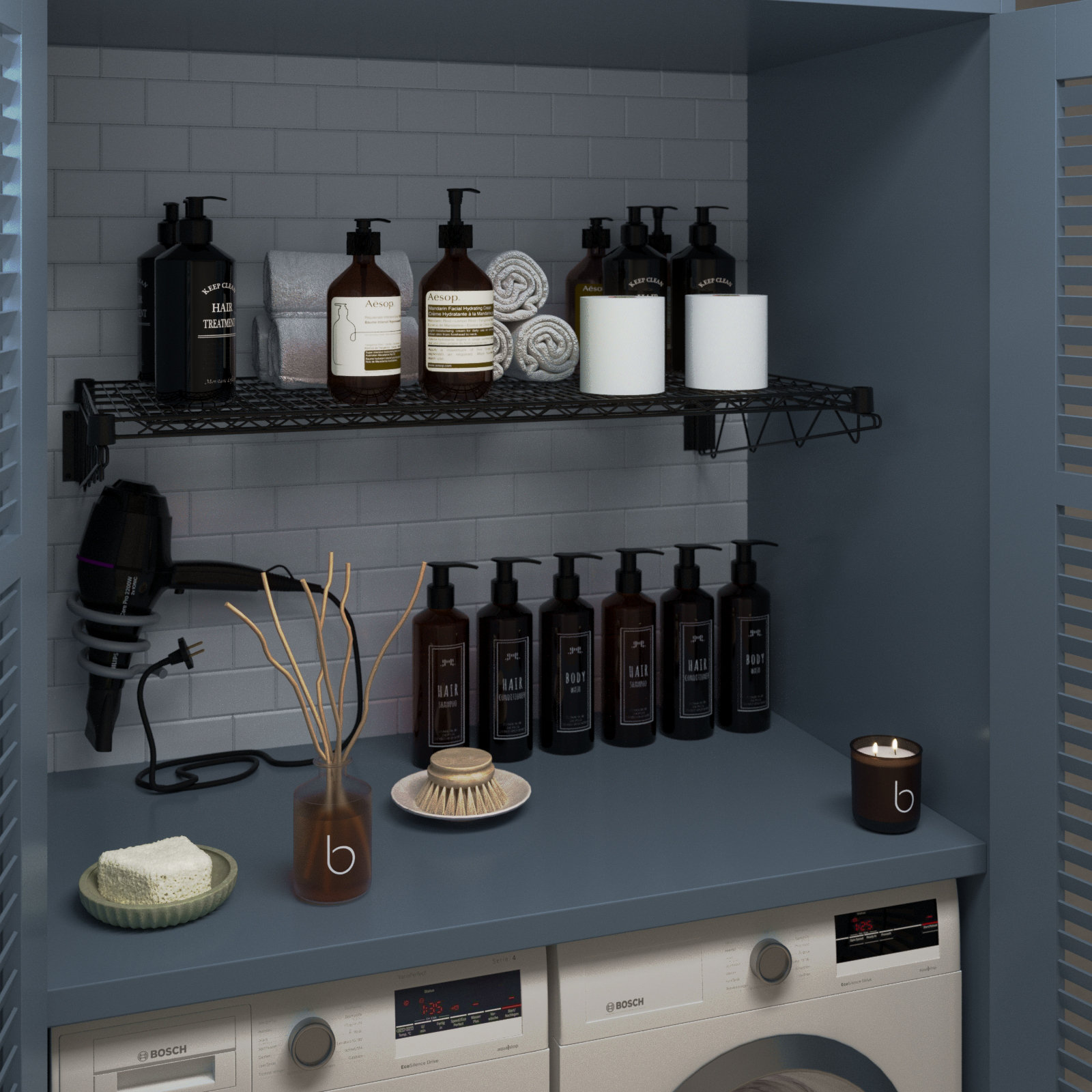 Amgood 24 In. X 60 In. Black Epoxy Wire Wall Mount Shelf | Wayfair