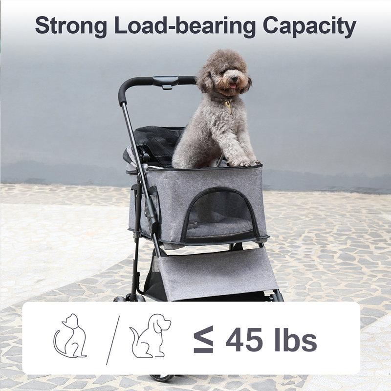 BingoPaw Folding Standard Stroller with Detachable Carrier & Reviews ...