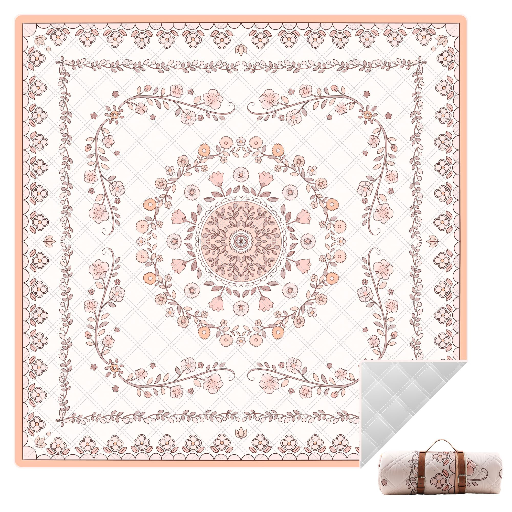 Lark Manor™ Boho Picnic Mat, 79" X 79" Extra Large Outdoor Picnic ...