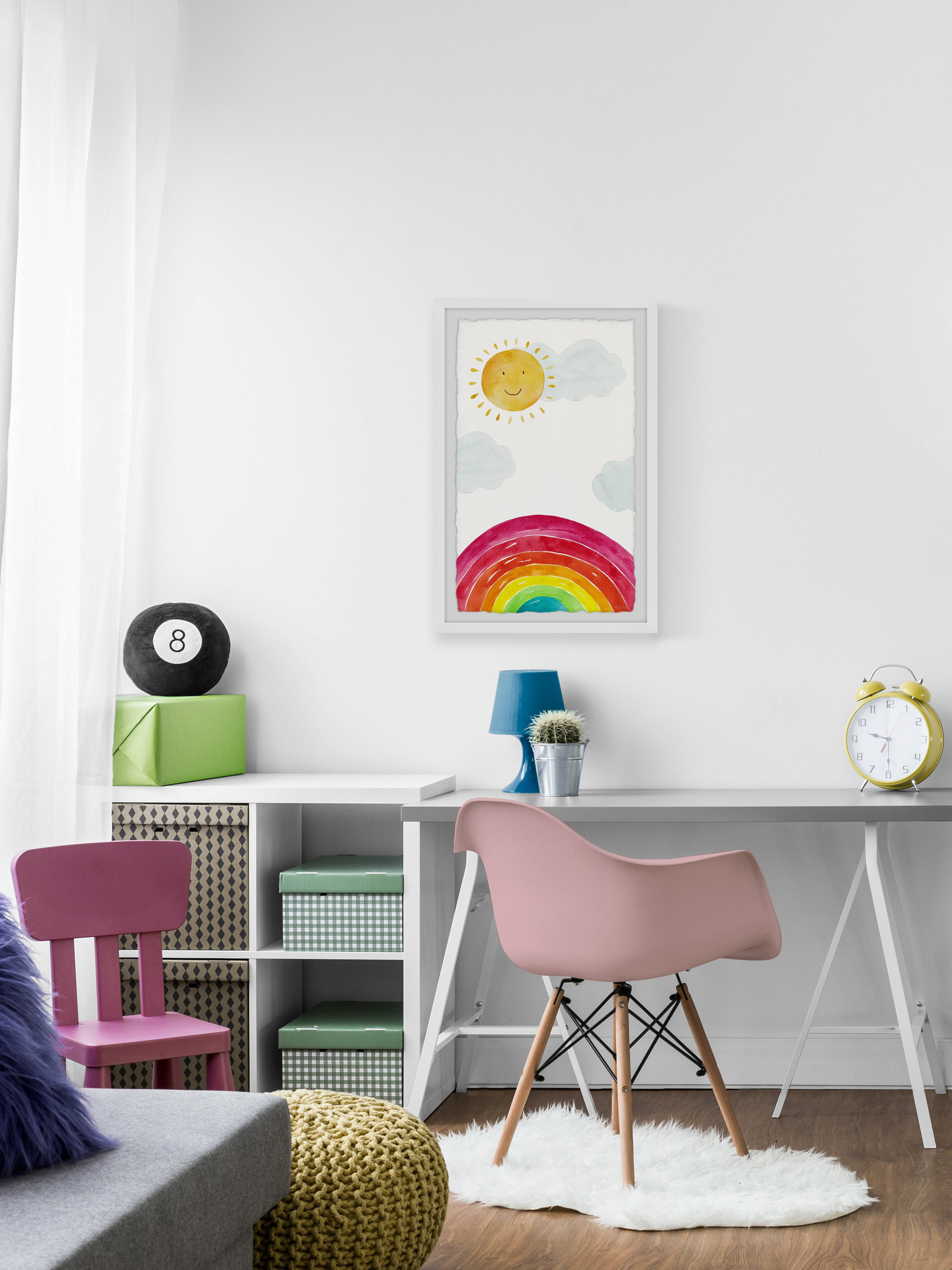 Isabelle & Max™ 'Be A Rainbow' Framed Print - Wayfair Canada