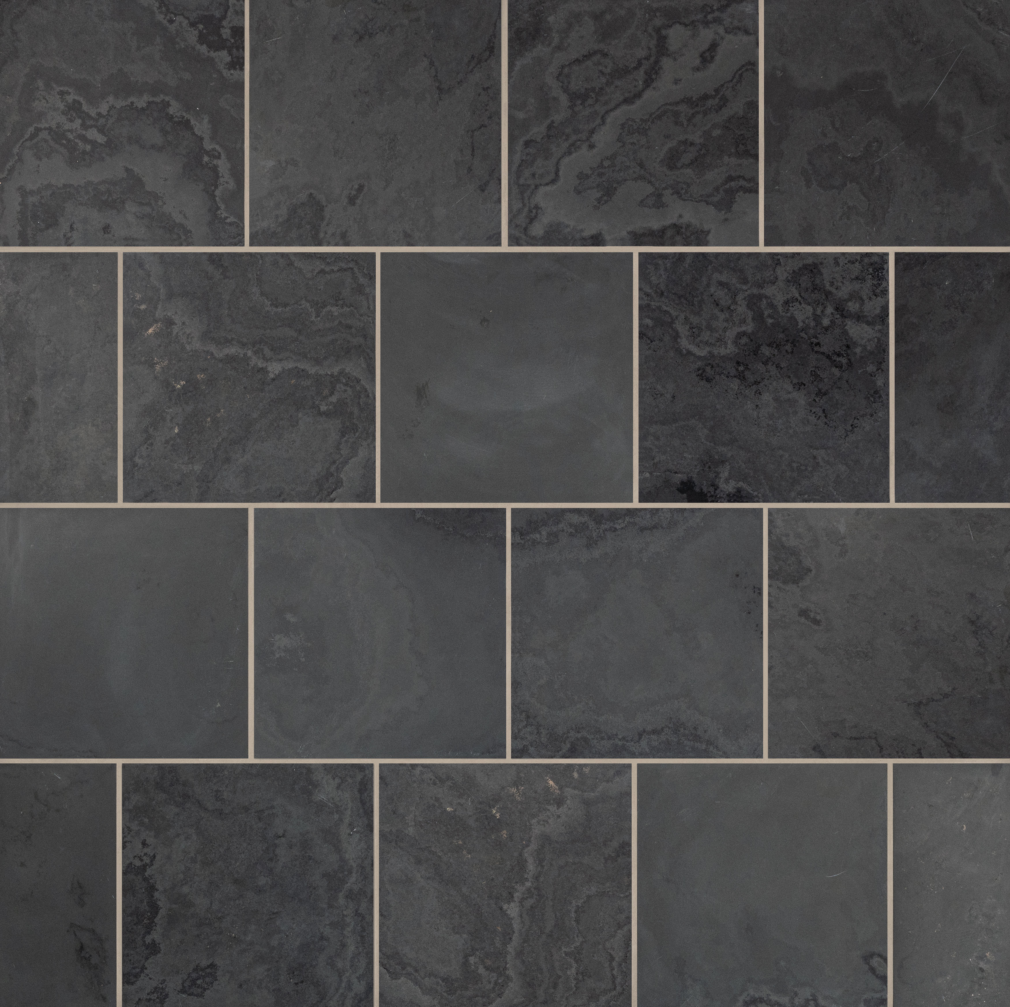 Ackland Camden Charcoal 12 in. x 12 in. Honed Slate Floor and Wall Tile ...