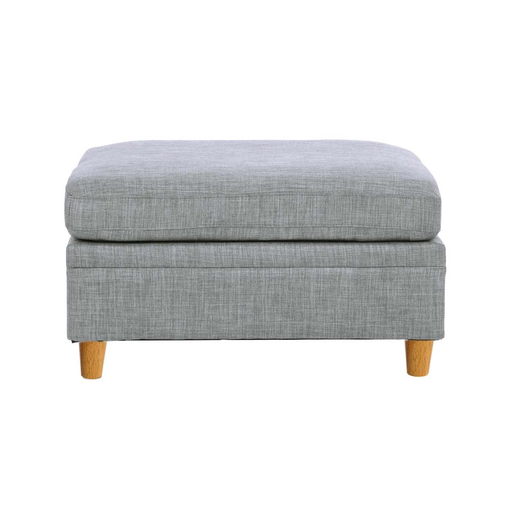 Red Barrel Studio® Comfortable Ottoman With Wooden Legs And Plush ...