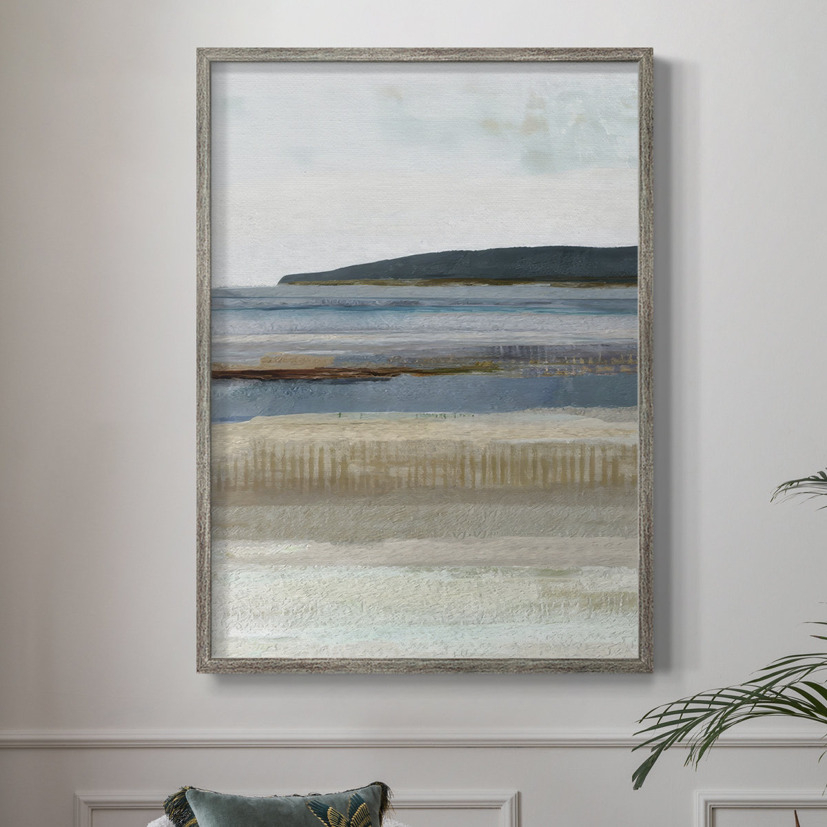 Red Barrel Studio® Saltwater Bay II Framed Print - Solid Wood | Wayfair