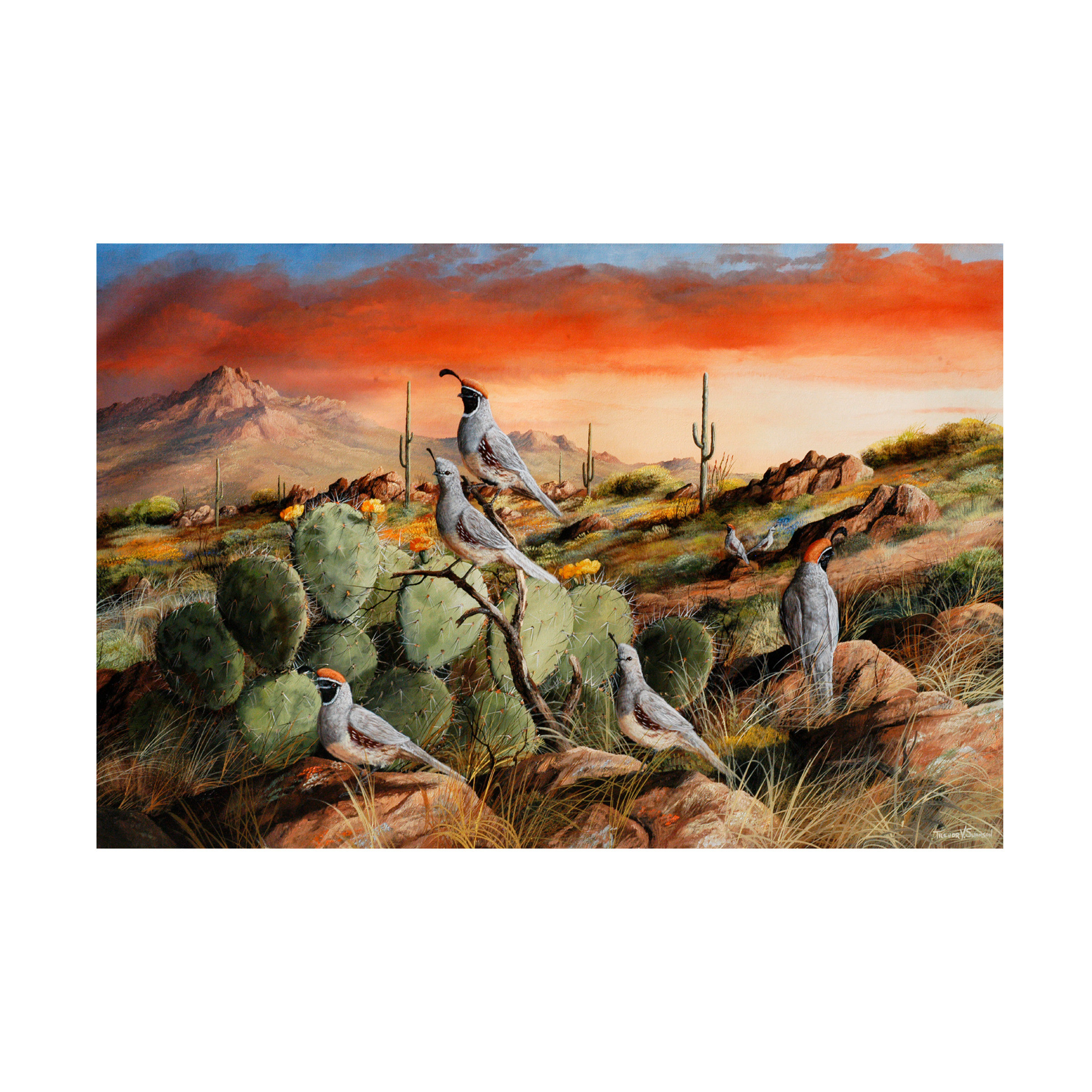 Winston Porter Trevor V. Swanson 'Sunset in Spring' Canvas Art | Wayfair