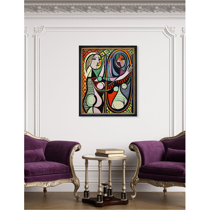 Brayden Studio® Girl Before Mirror by Pablo Picasso Art Reproduction ...