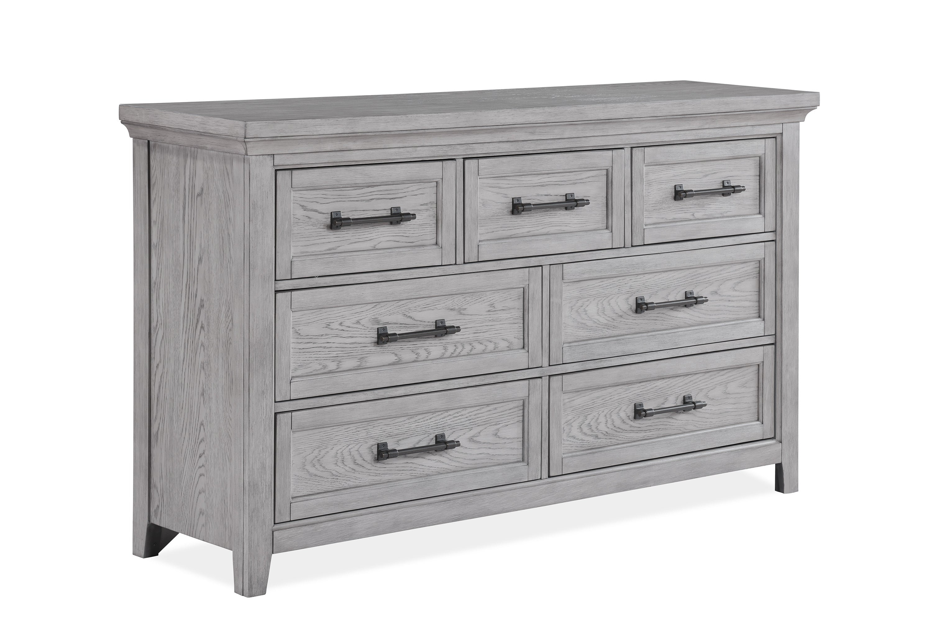 Gracie Oaks Beckett Rustic Gray Dresser | Wayfair