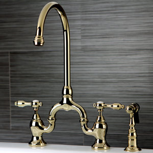 Brass Kitchen Faucets You'll Love | Wayfair
