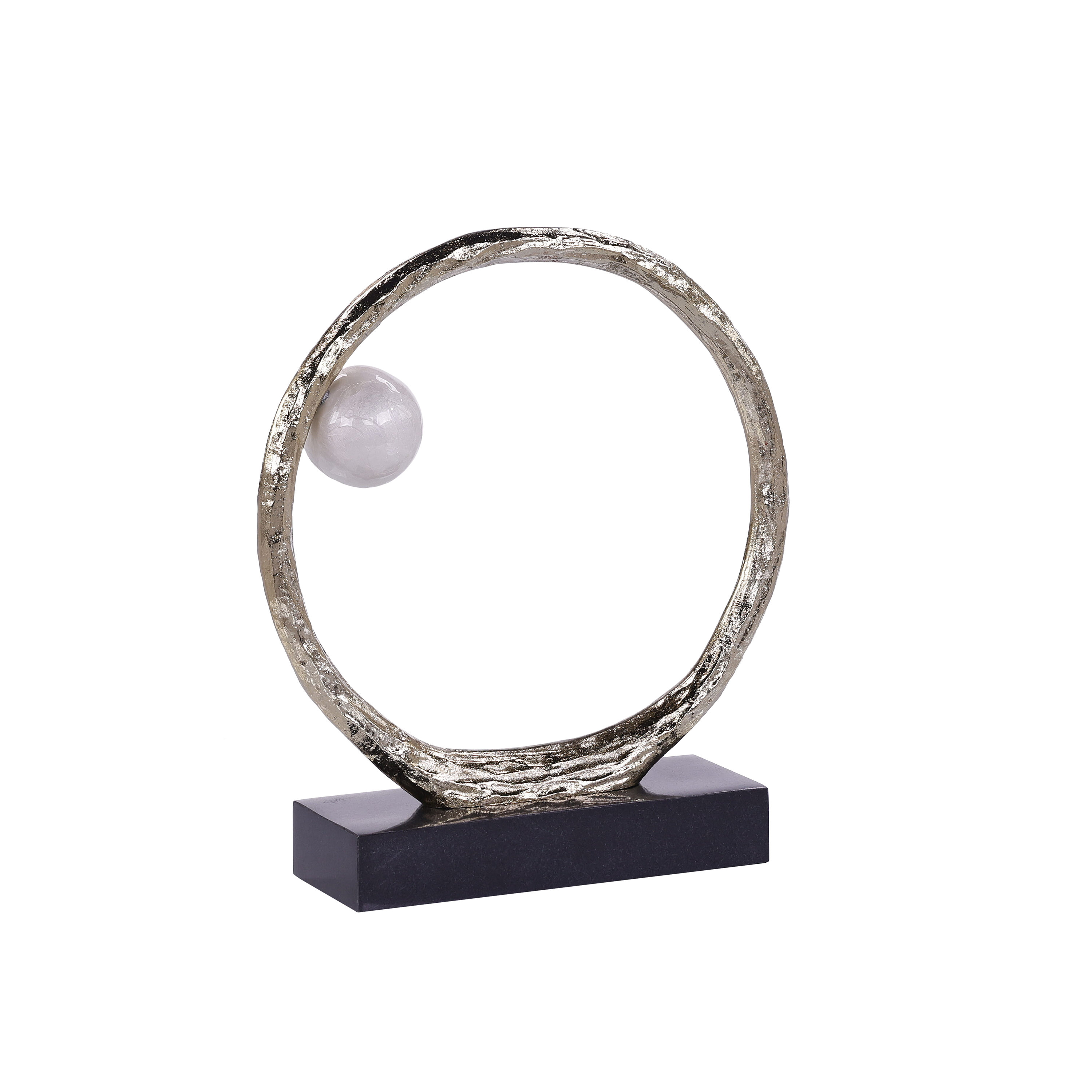 John-Richard Anello Di Perle Sculpture On Iron Base, Small | Wayfair