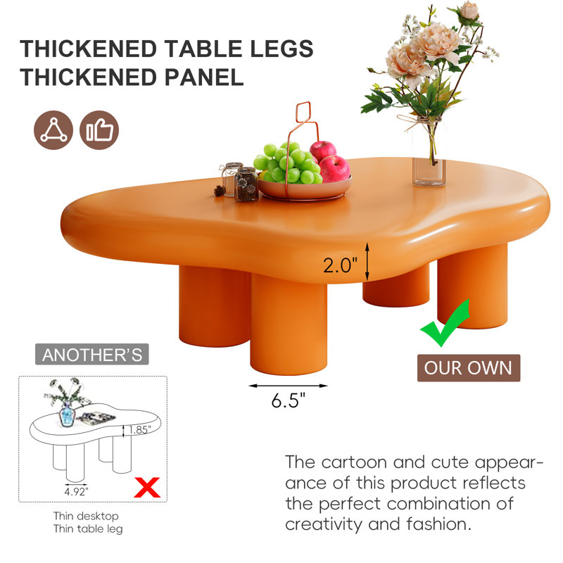 cartoon cloud coffee table
