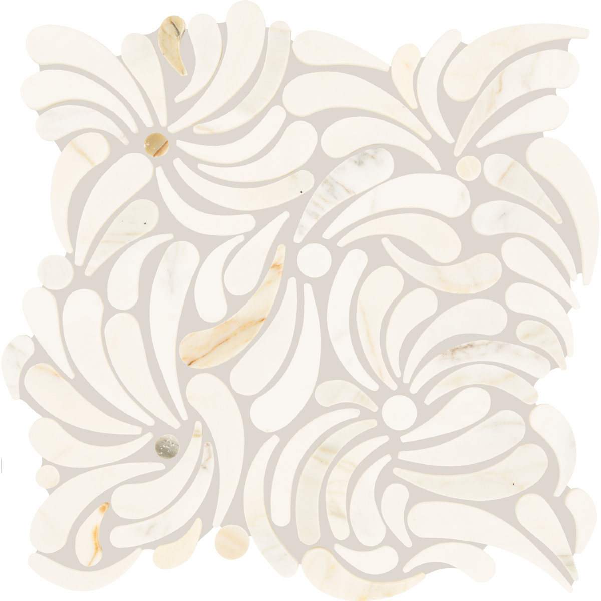 Daltile Lavaliere Natural Stone Windblown Mosaic (10 PC per Carton) (10 ...