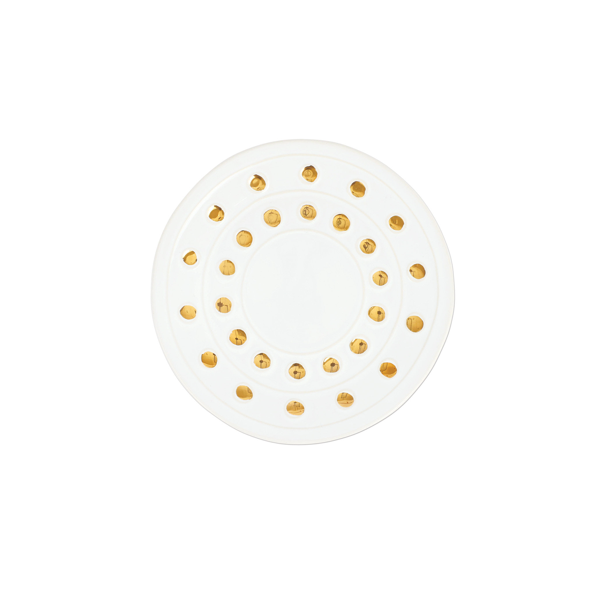 VIETRI Medici Gold Canape Plate | Wayfair