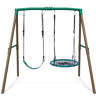 Klo Kick 7.5' Heavy Duty Tall Swing Sets For Backyard For Kids And ...