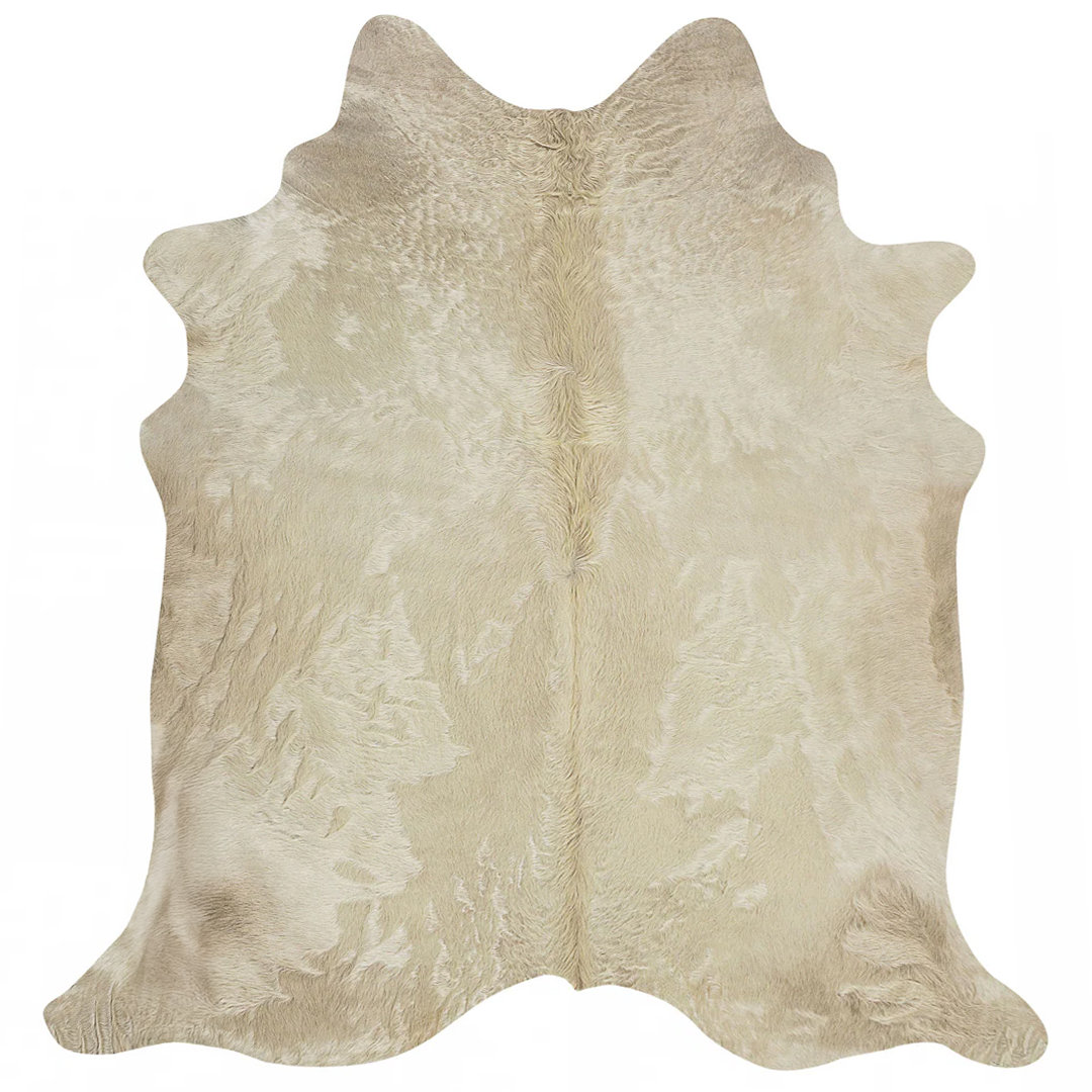 Pergamino Champagne Cowhide Rug – Genuine Leather Area Rug & Reviews ...