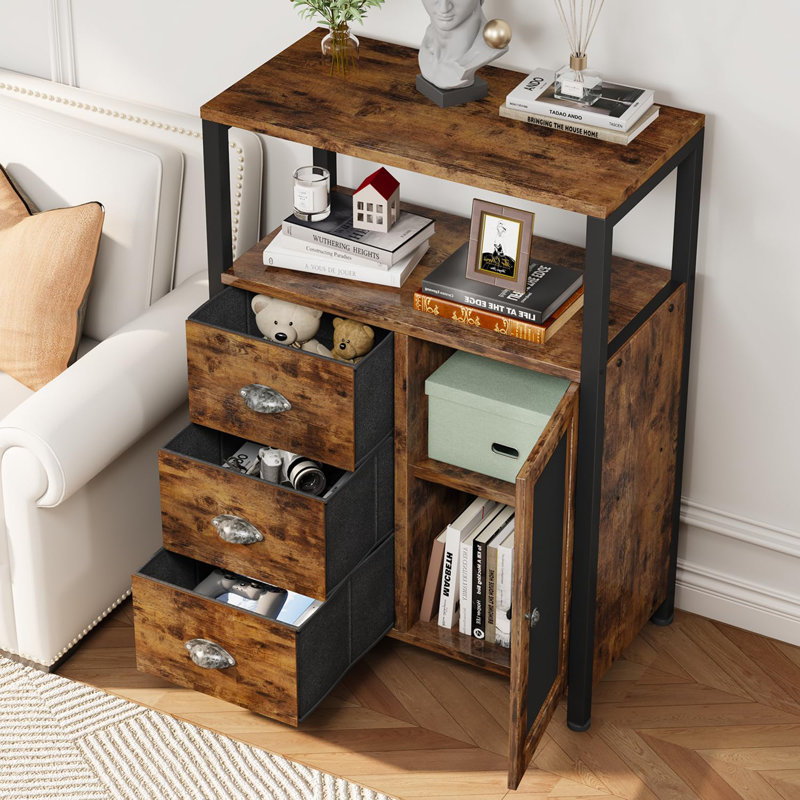 17 Stories Waylan Freestanding Bathroom Cabinet | Wayfair