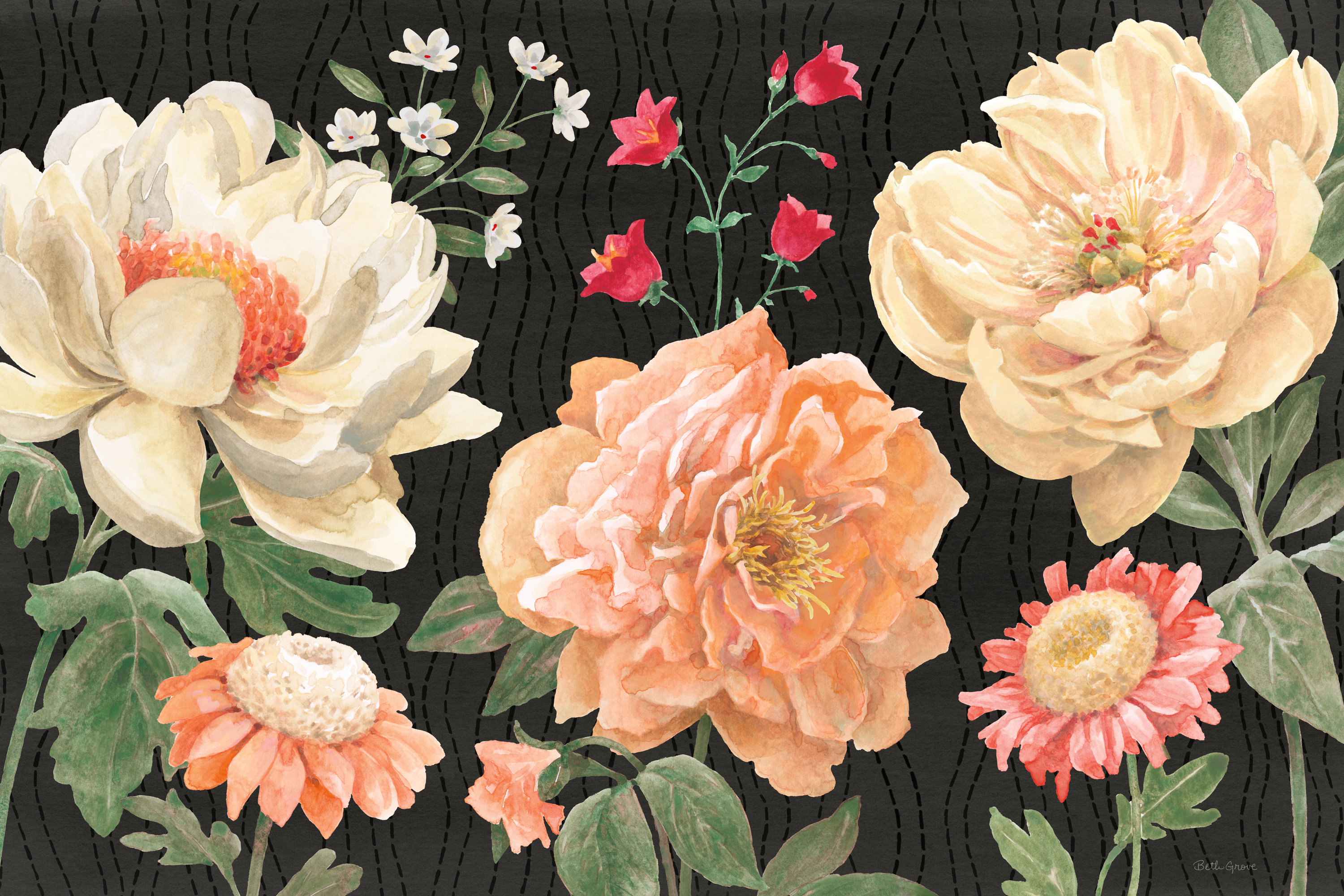 Winston Porter Flower Show I On Canvas by Beth Grove Print | Wayfair