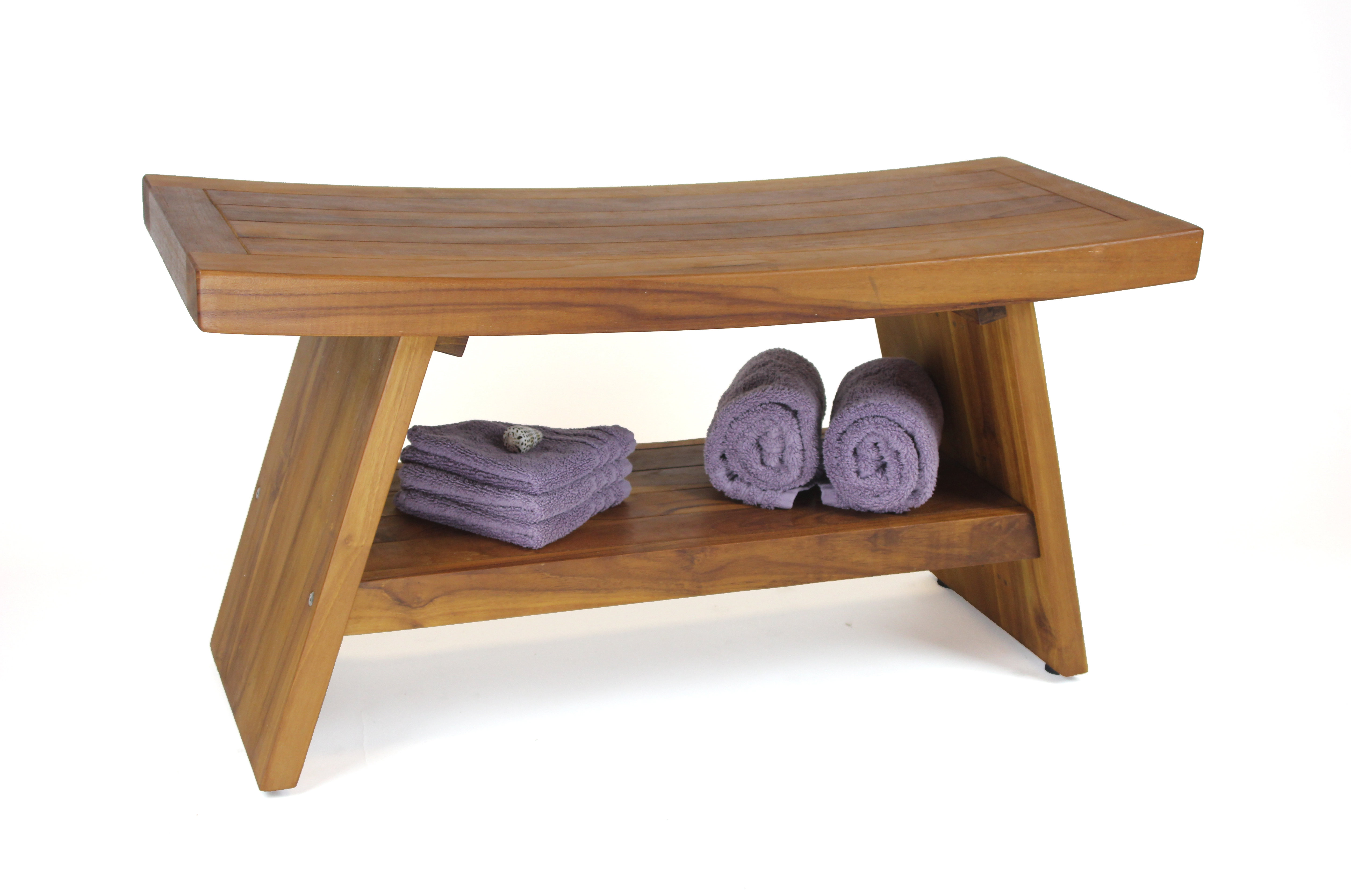 Aqua Teak Asia Teak Shower Bench & Reviews - Wayfair Canada