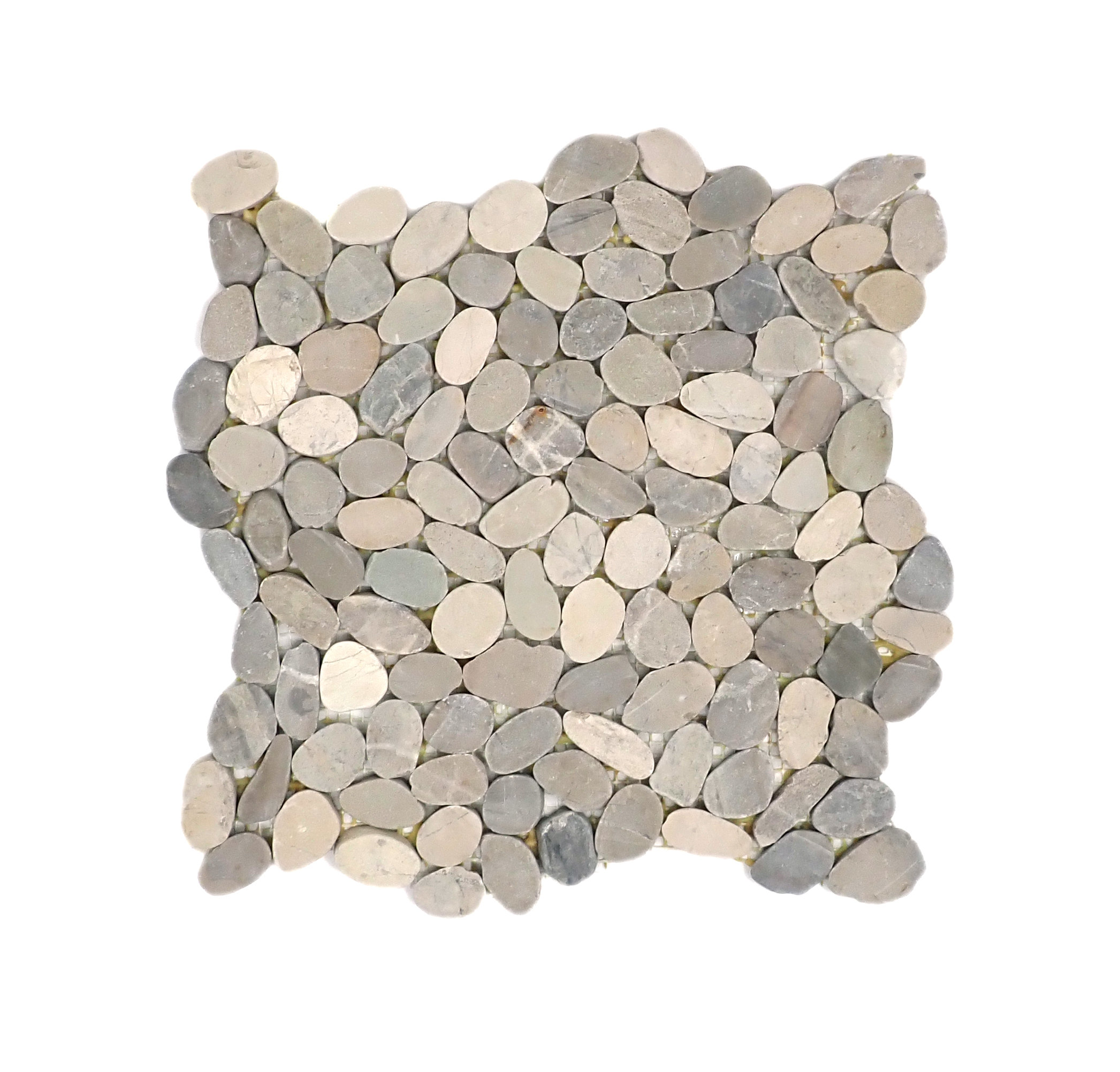 Emser Tile Opuscar Light 12 In. X 12 In. Honed Pebbles Floor And Wall Tile (10.66 Sq. Ft./Case ...
