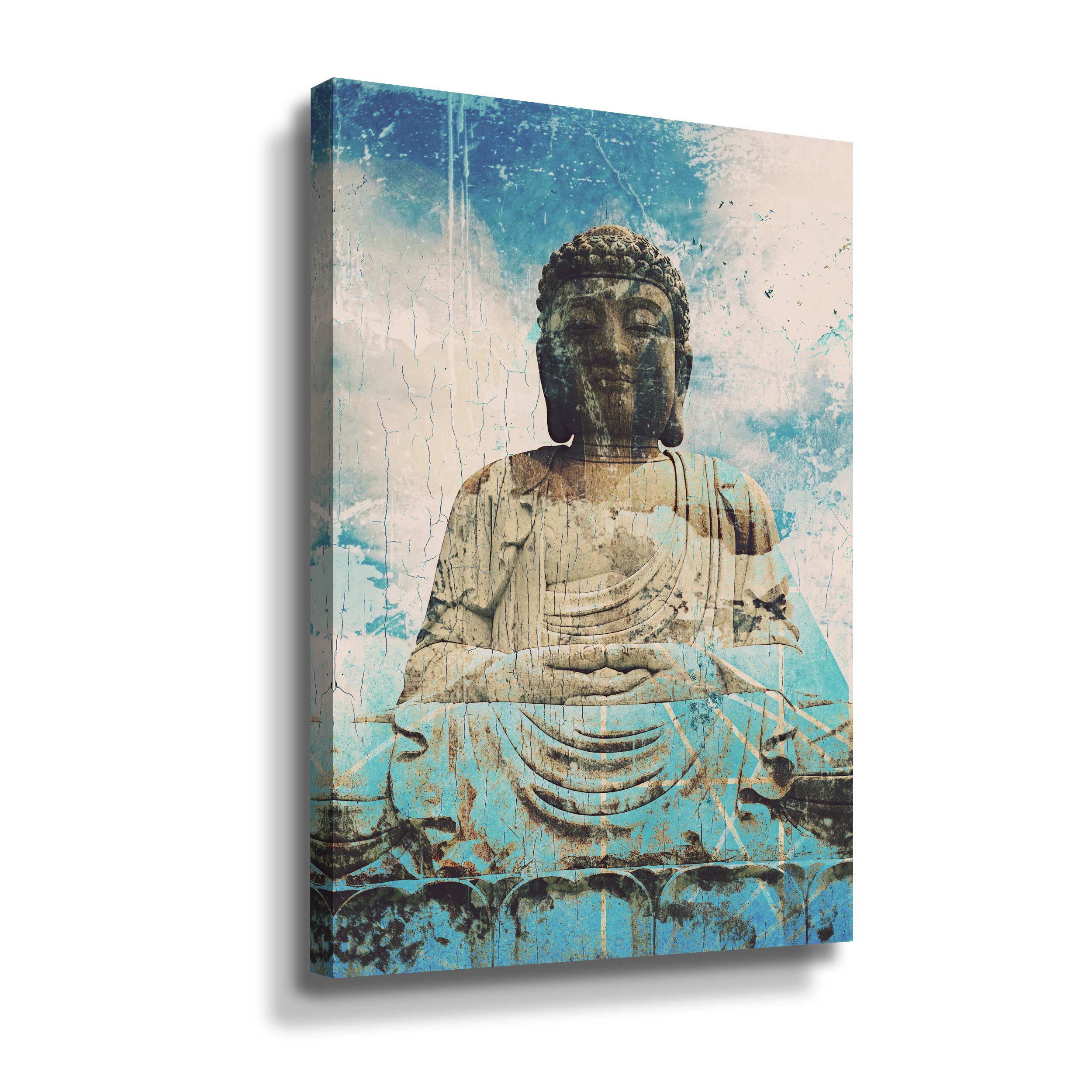 Bungalow Rose Buddha Sky by Elena Ray - Graphic Art on Canvas | Wayfair