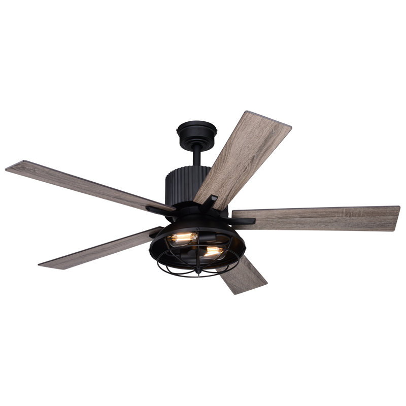 Williston Forge 52" Hassain 5 - Blade Standard Ceiling Fan with Remote ...