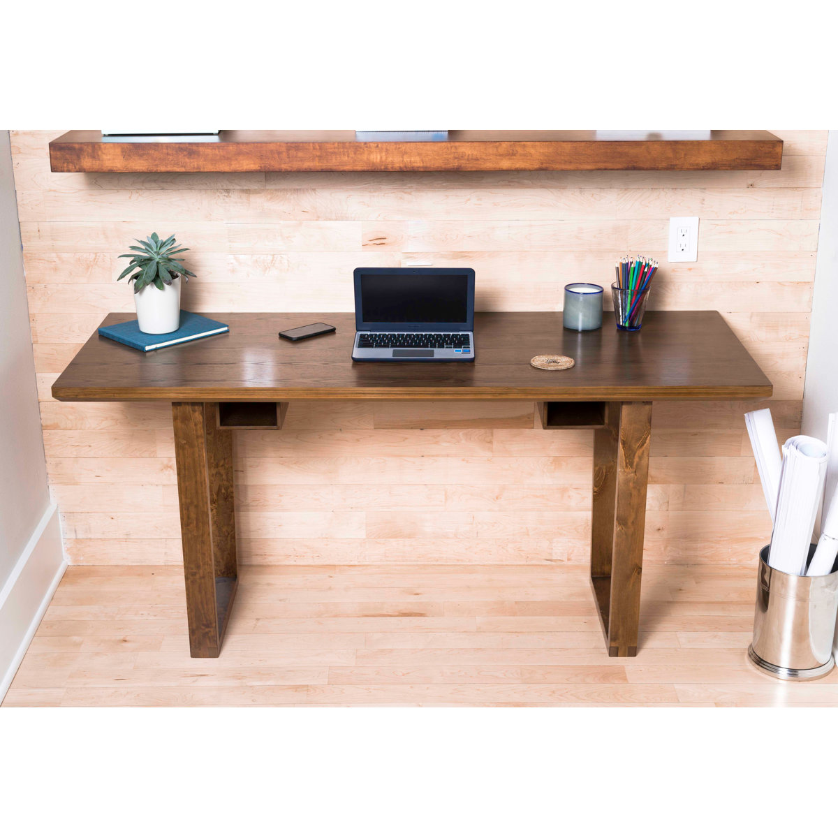 Millwood Pines Abirad Reversible Desk & Reviews | Wayfair