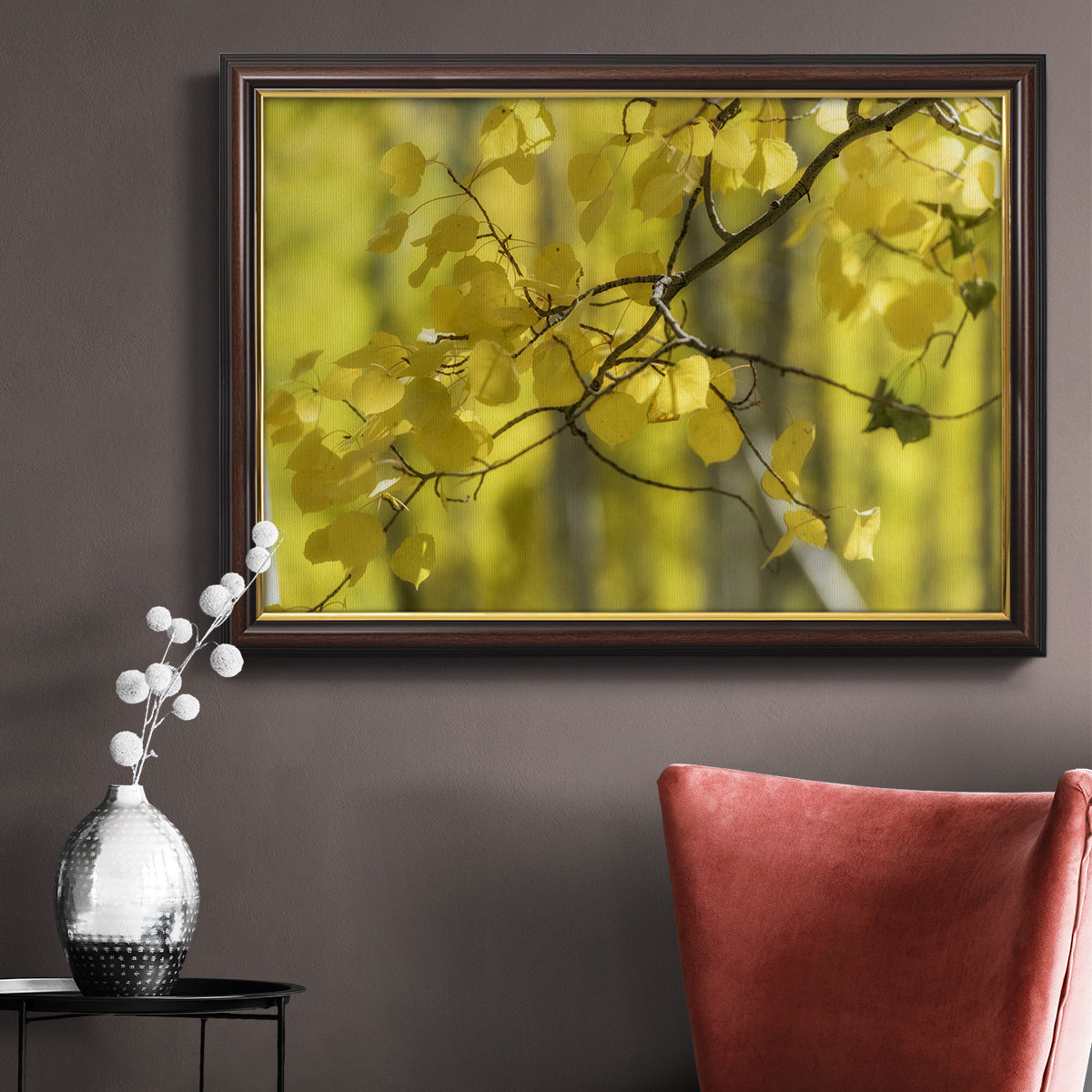 Latitude Run® Aspen Backlight Premium Framed Canvas- Ready To Hang ...