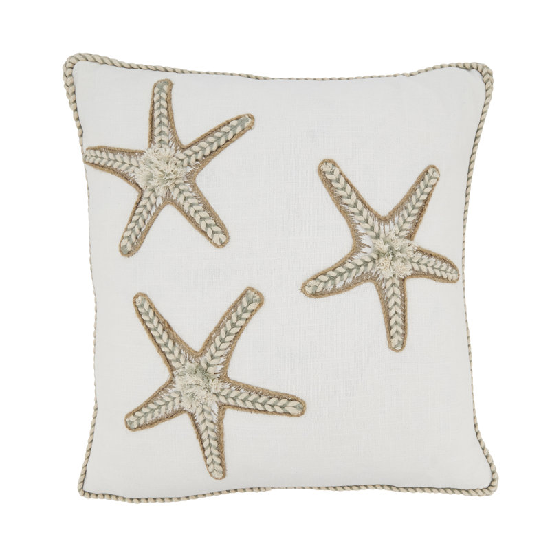 Saro Naviguer Collection Cotton Pillow Cover | Wayfair