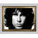 Brayden Studio Jim Morrison Face B N W - Single Picture Frame Print ...