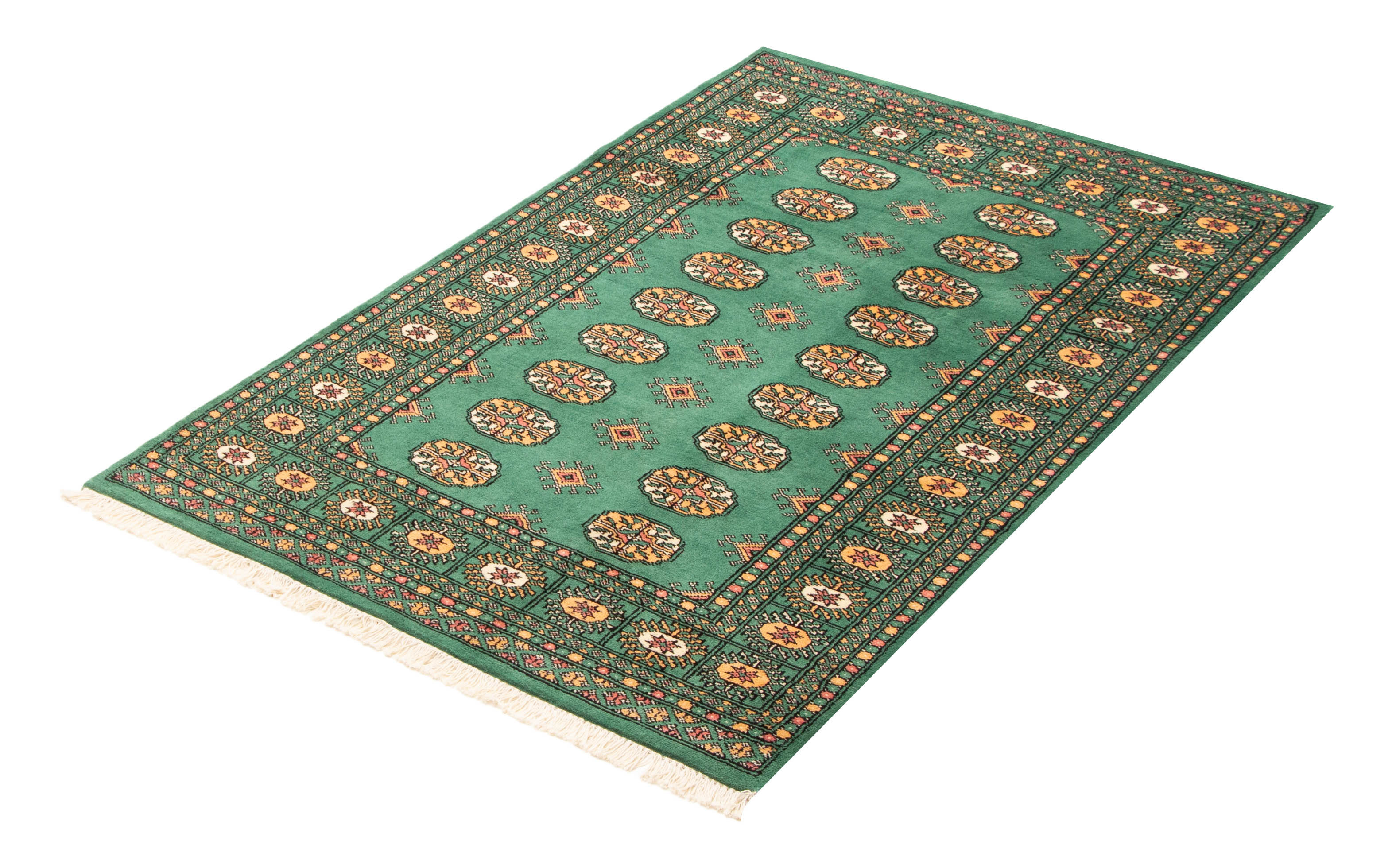 Bloomsbury Market One-of-a-kind Hand-knotted Peshawar Bokhara Green 4'2 ...